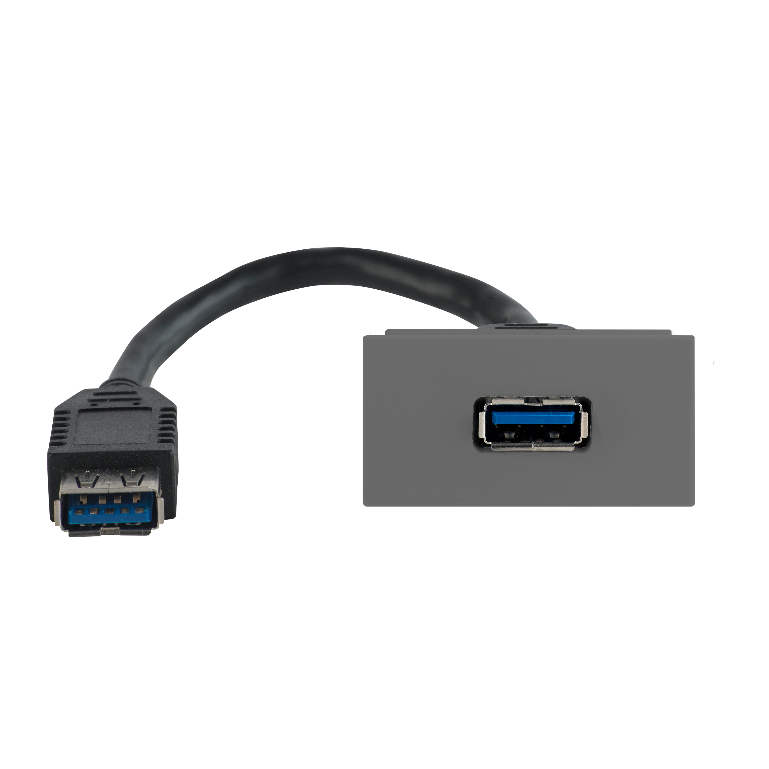 Legrand Arteor Modular 1 Module USB Socket/Mechanism V3 Magnesium ...