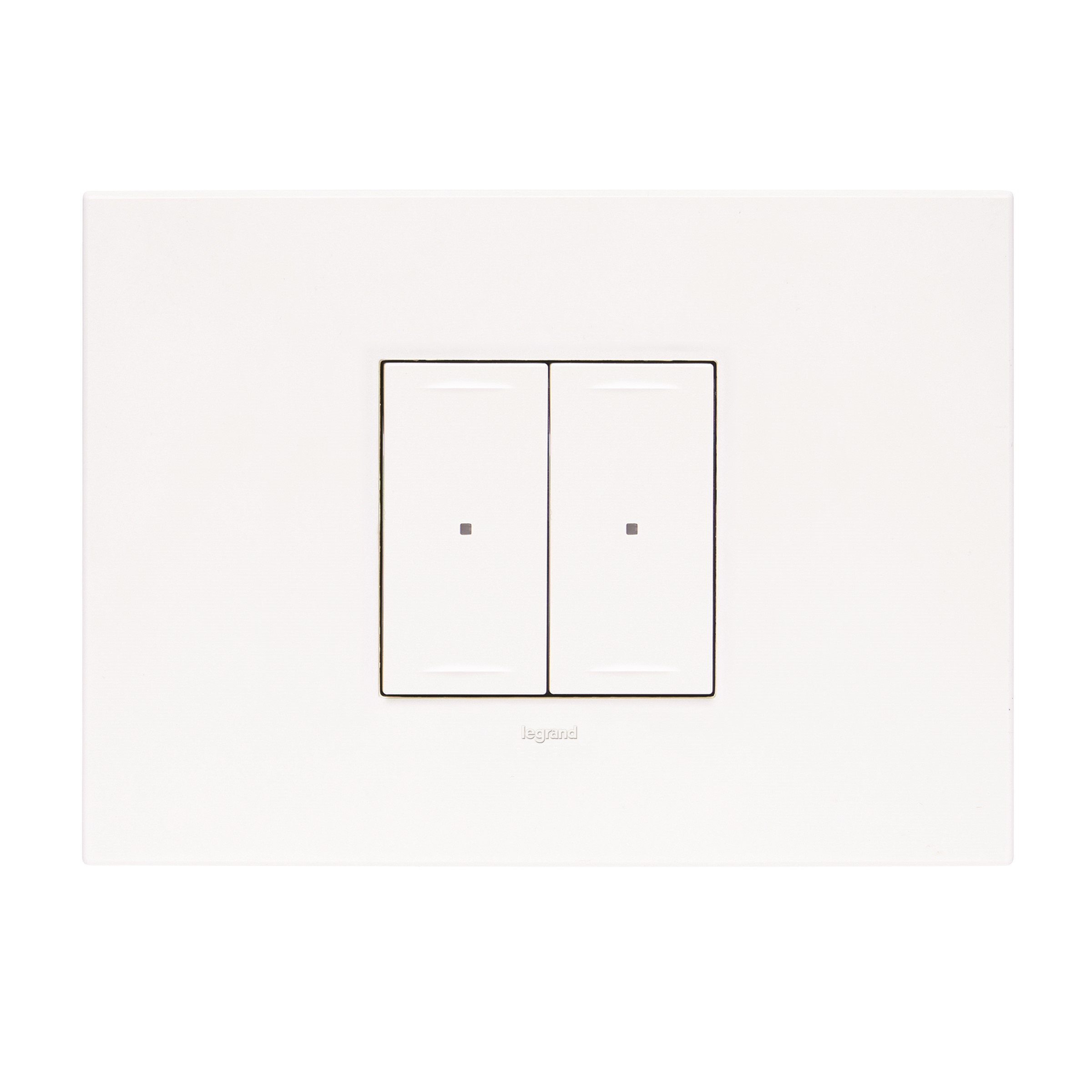 Arteor with Netatmo 2 Gang 3 Wire Horizontal Smart Switch White ...