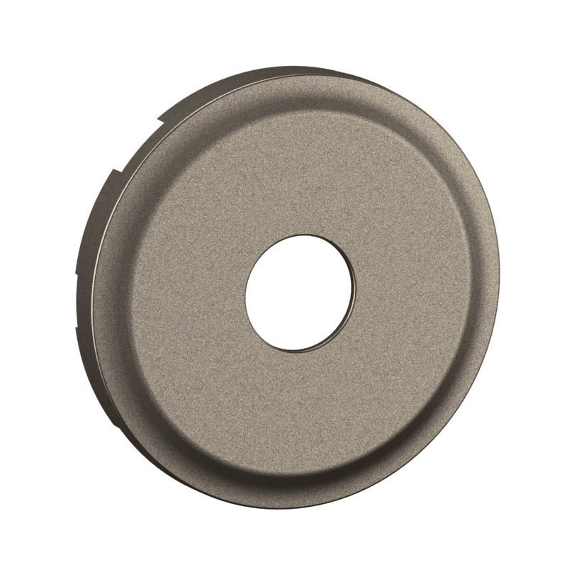 Enjoliveur pour prise TV mâle et type F à visser - Titanium | CT0382 ...