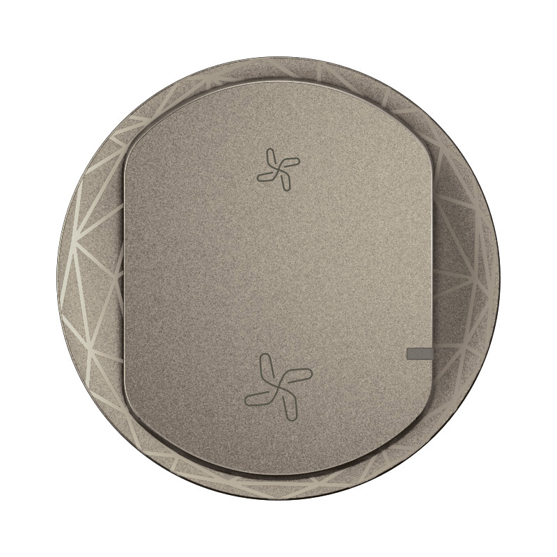 Céliane with Netatmo - Exhaust fan switch cover - Titanium | CT1411 ...