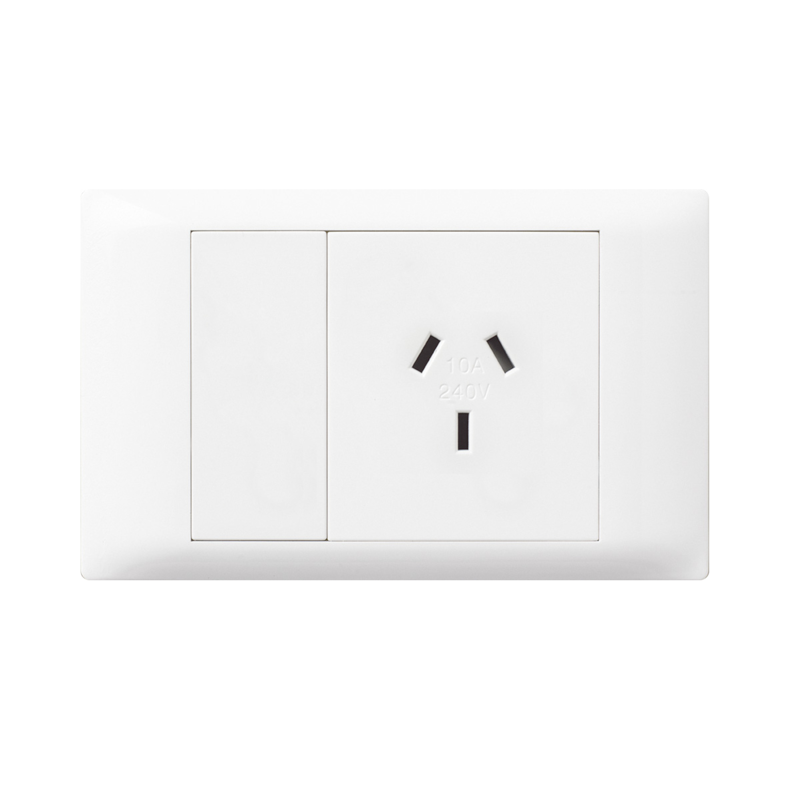 Excel Life Common Plate 10A Autoswitch Horizontal Single Power Point | EC787AWE | 9321001401230 ...
