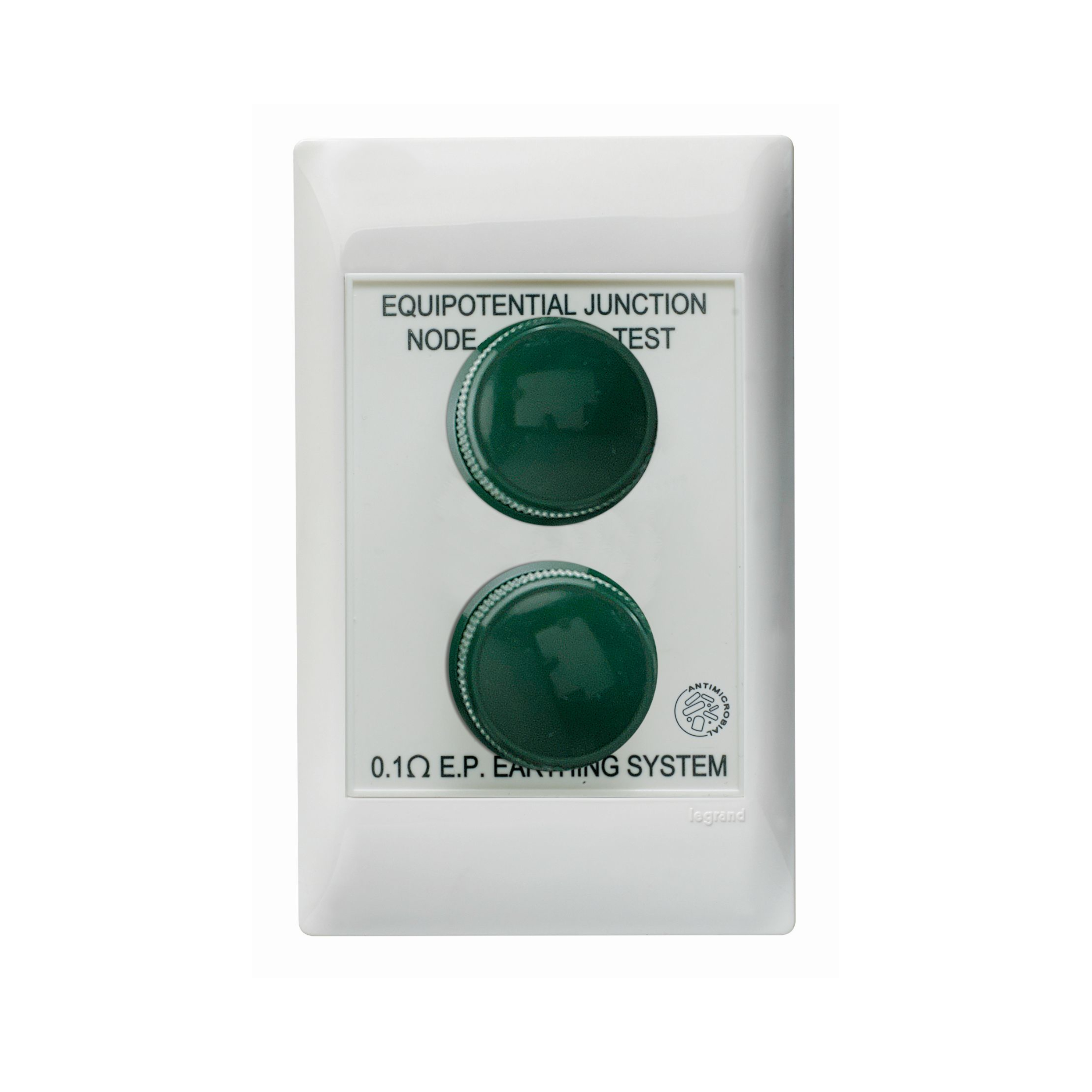 Excel Life Medical 2 Gang Equipotential Earth Stud Outlet White | ECEES ...