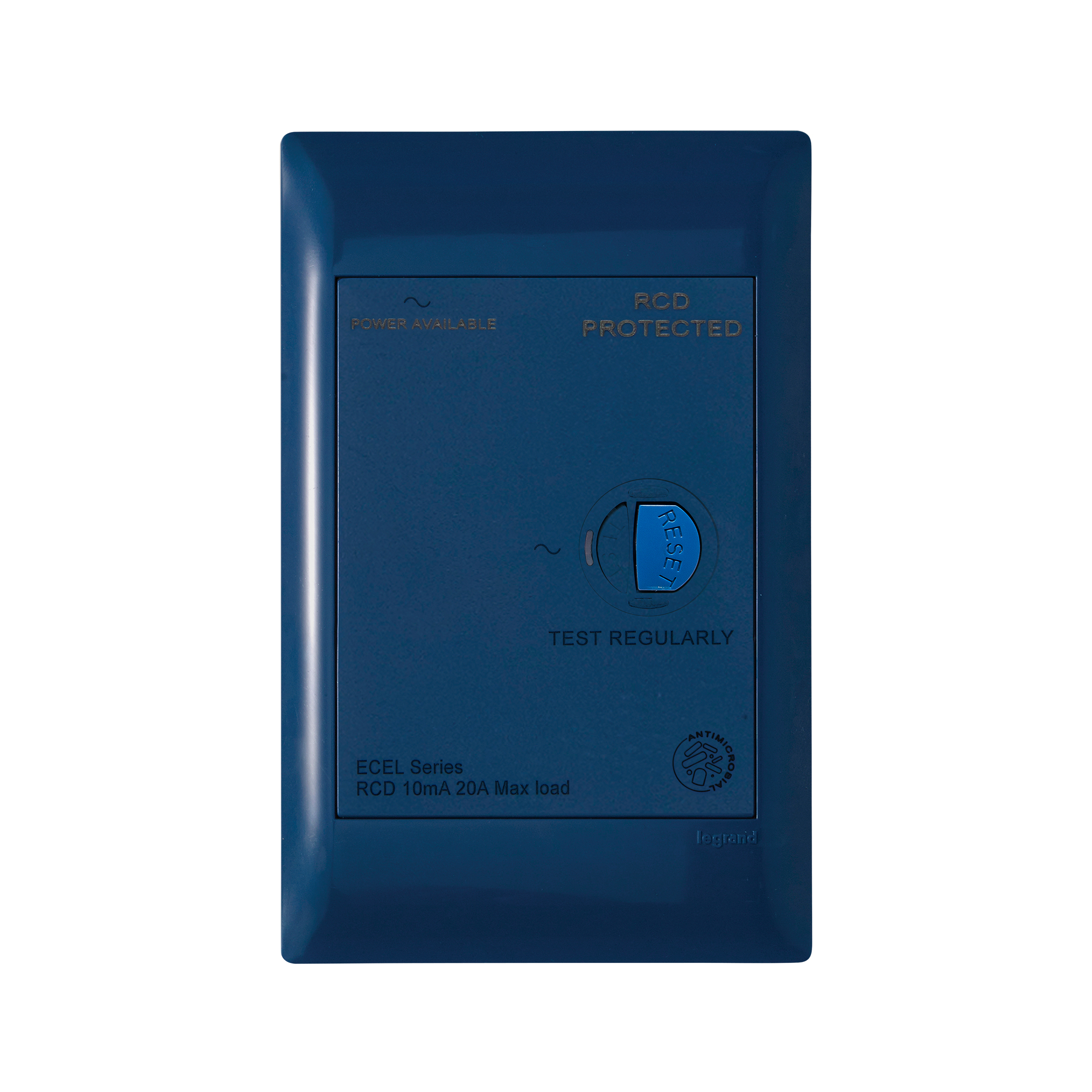 Excel Life Medical Common Plate 10mA RCD Switch with LED Blue ...