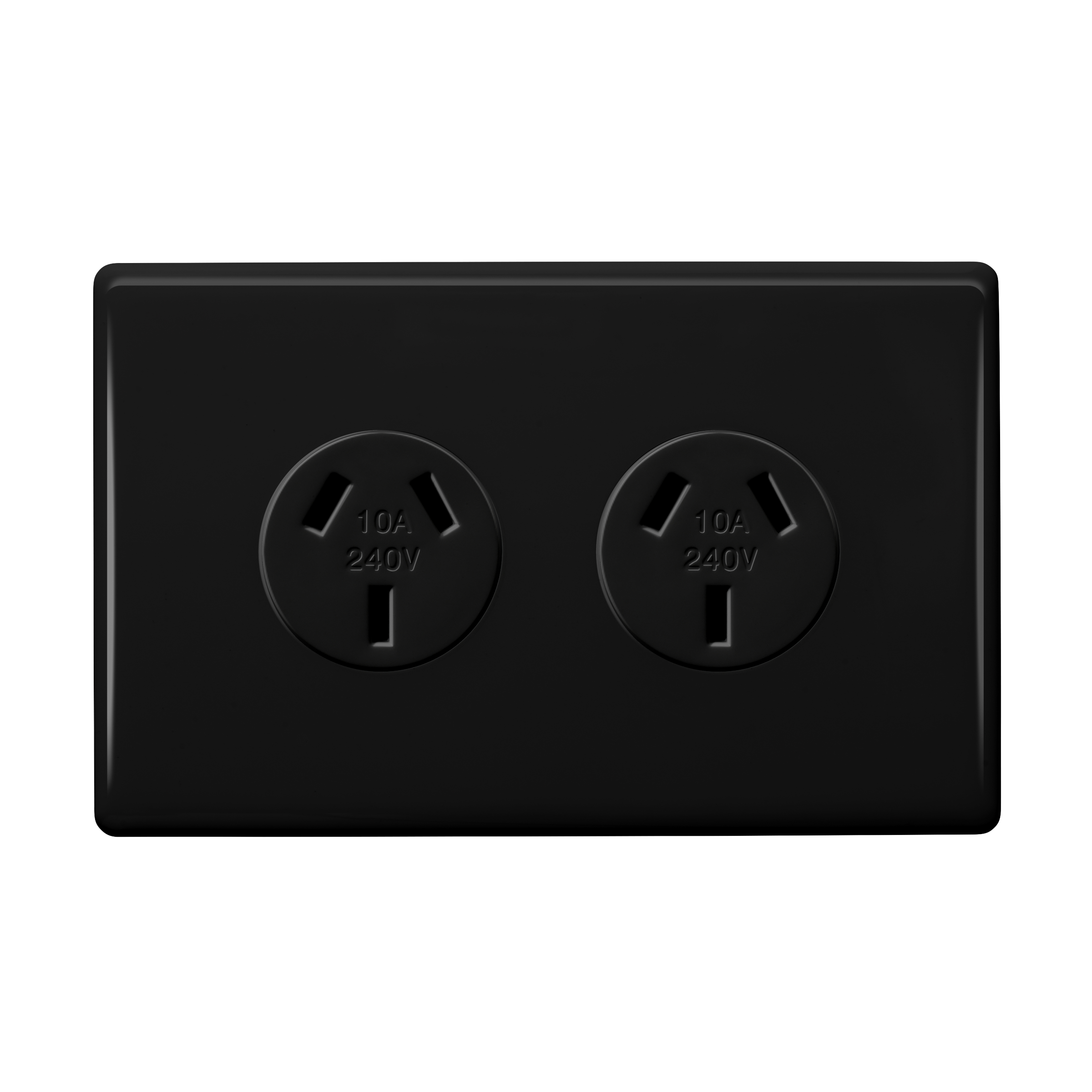 Excel Life 10A Autoswitch Horizontal Double Powerpoint Black | ED777ABL ...
