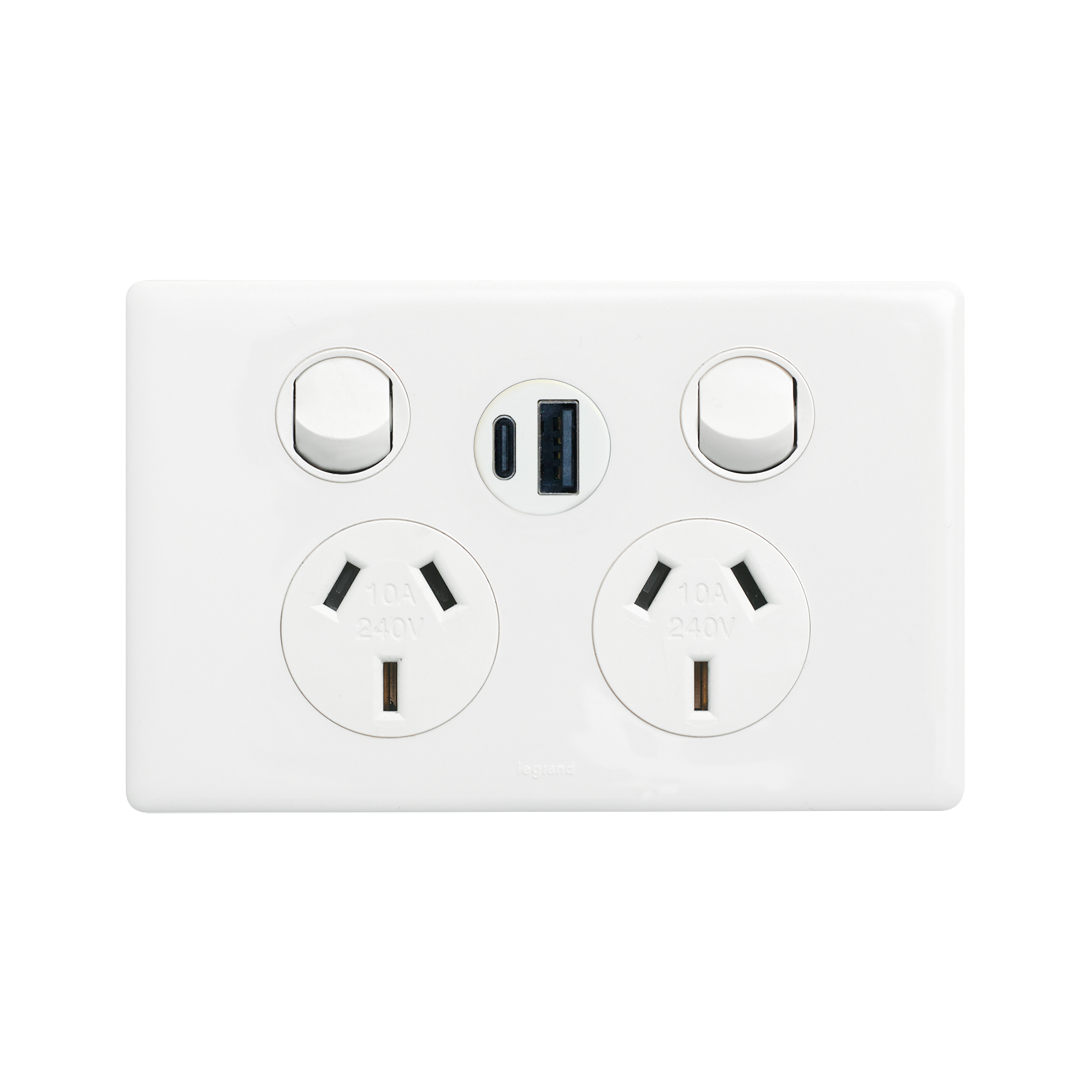 Excel Life Double Powerpoint with Type A+C 15W USB Charger Mechanism ...