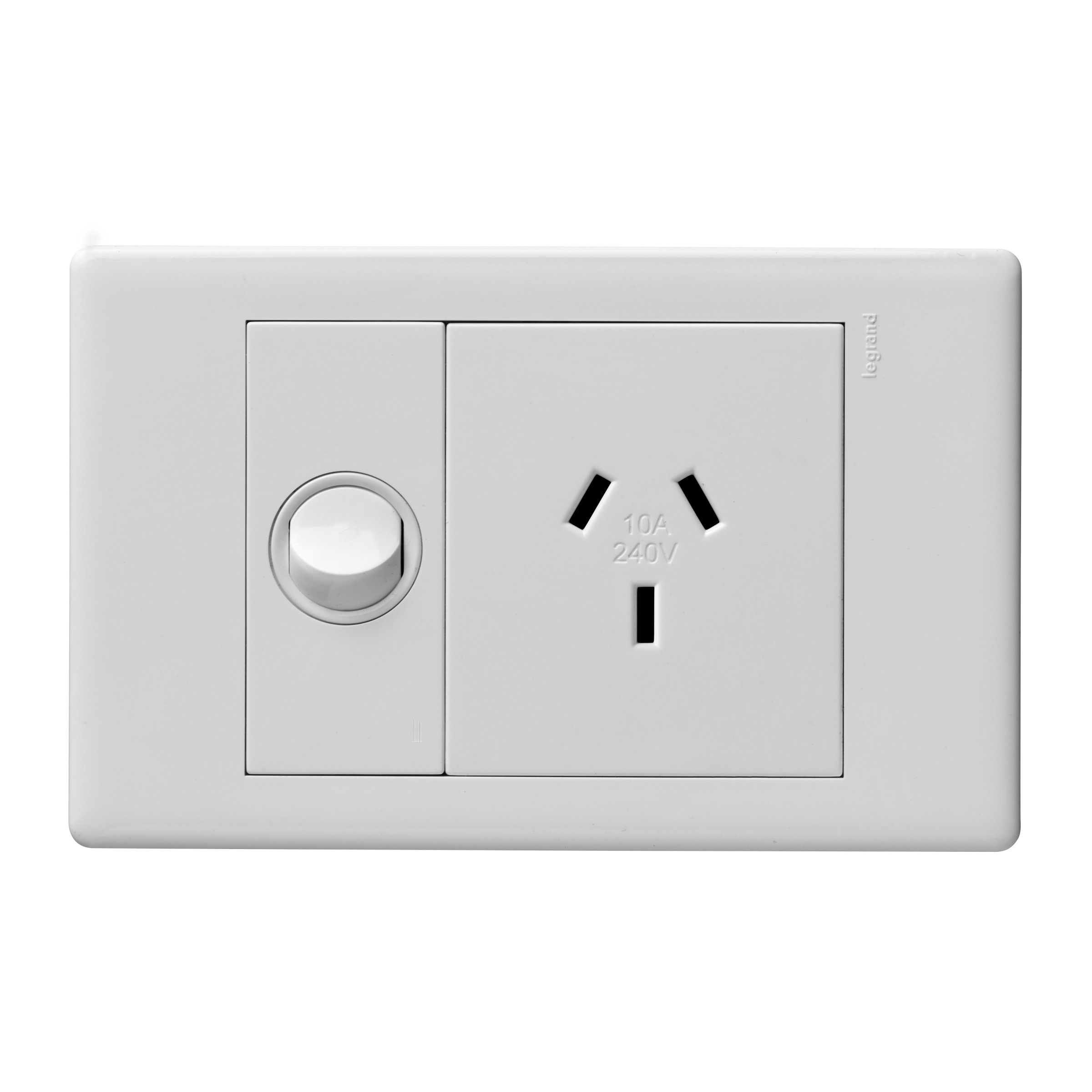 Excel Life 10A Double Pole Horizontal Single Powerpoint Gloss White ...