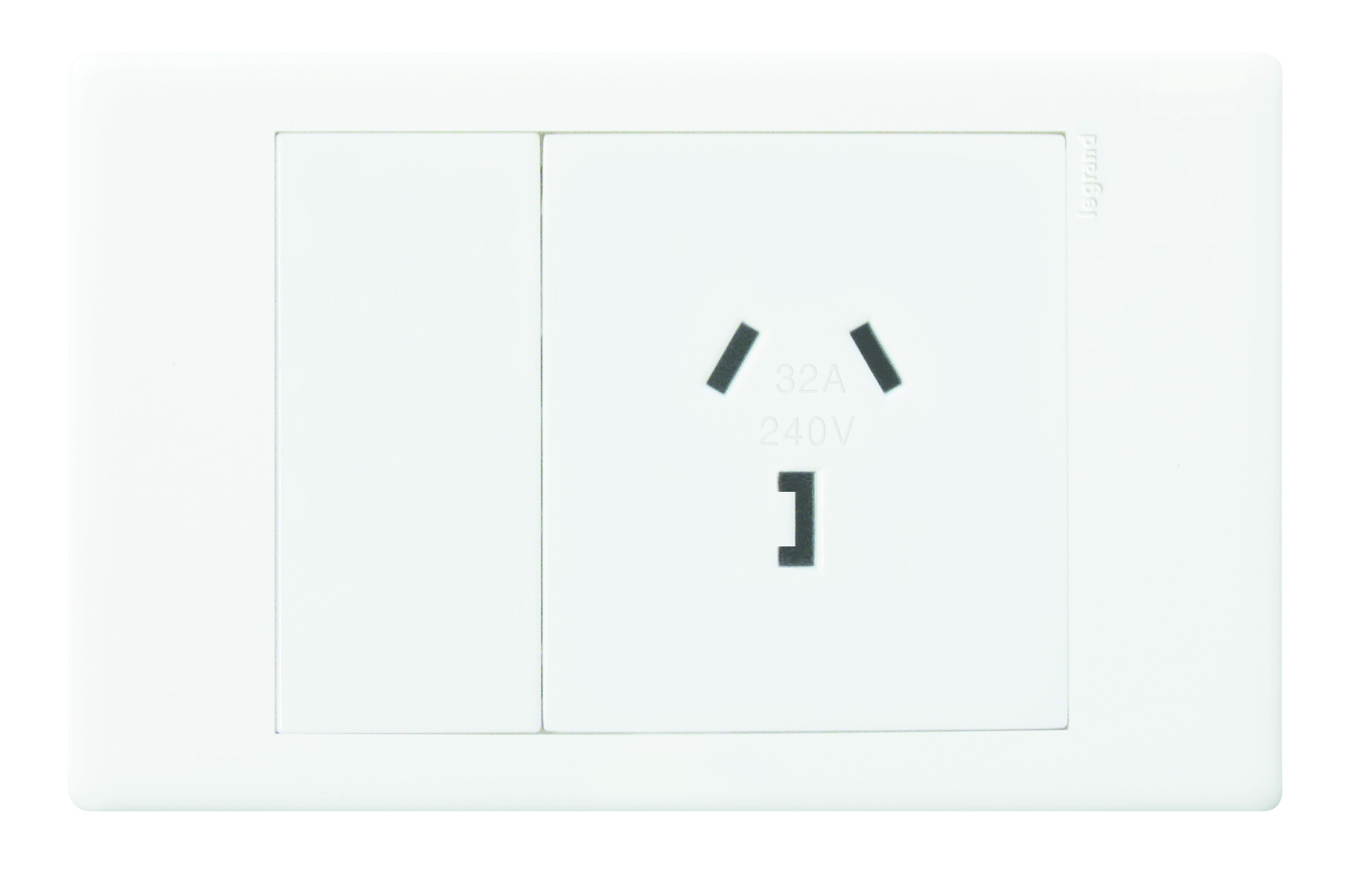 Excel Life 32A Unswitched Horizontal Single Powerpoint Gloss White ...