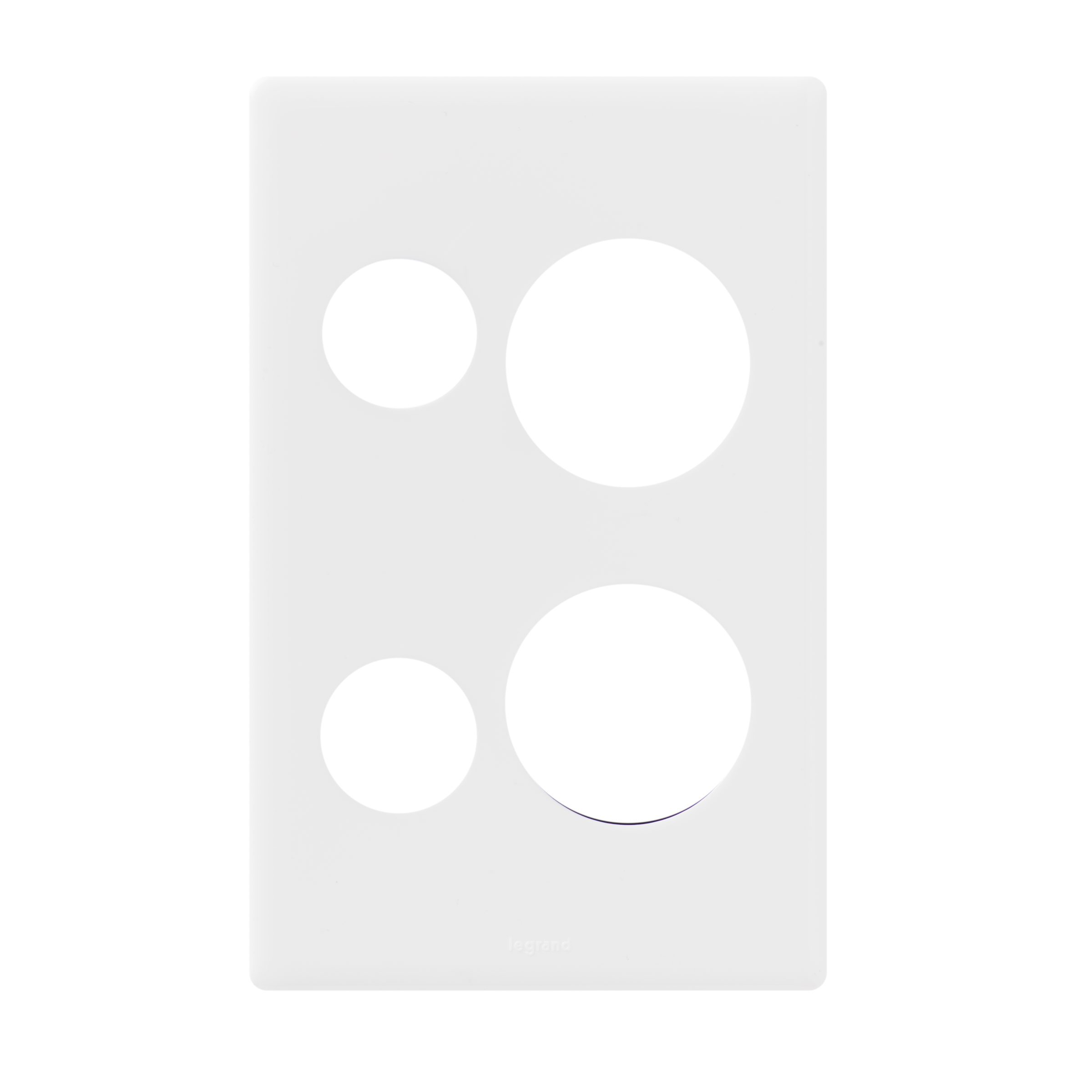 Excel Life Vertical Double Powerpoint Coverplate Gloss White ...