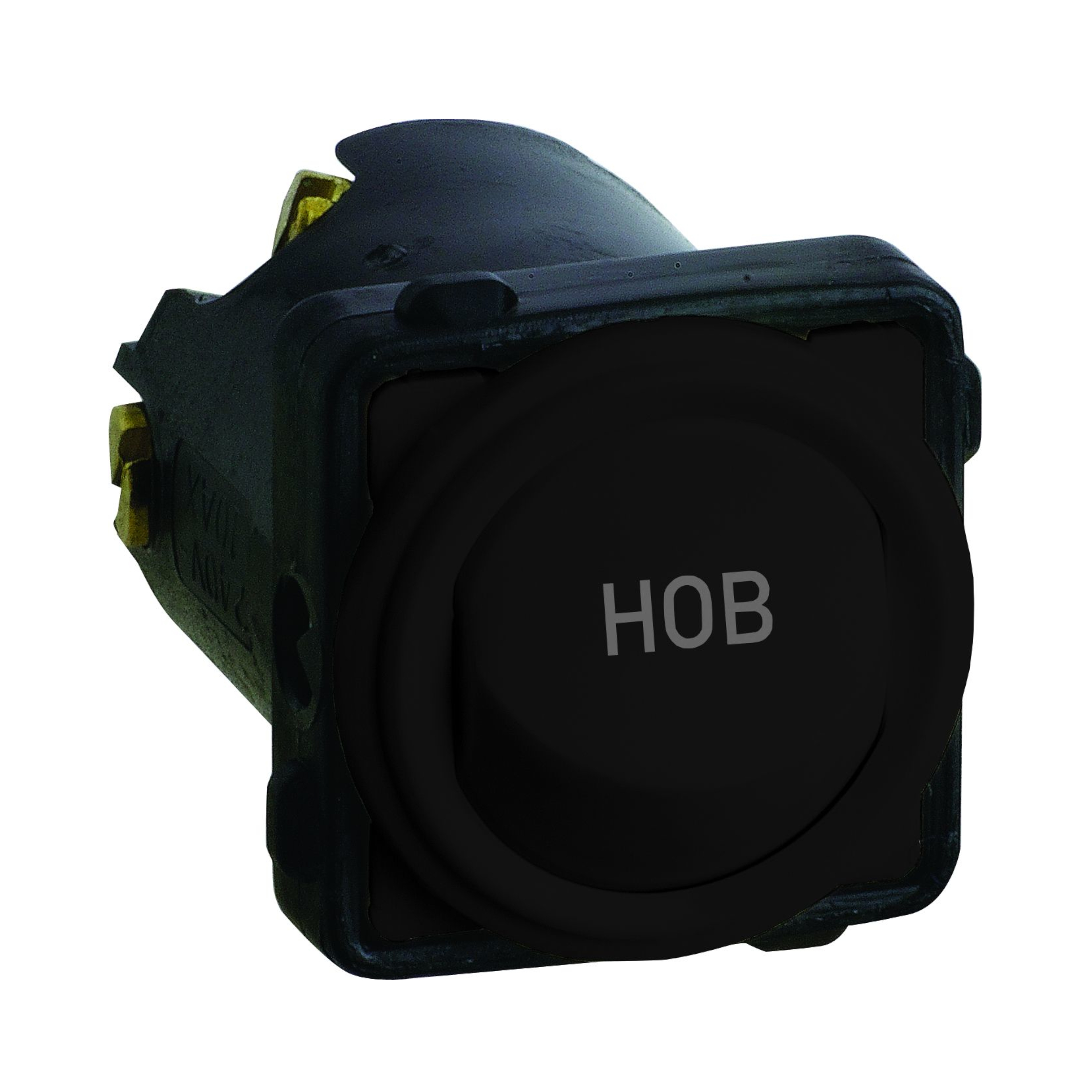 Excel Life 32A 1 Way "HOB" Engraved Rocker Switch Mechanism Black ...