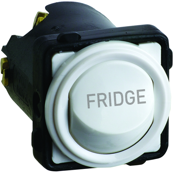 Excel Life 16A 2 Way "FRIDGE" Engraved Rocker Switch Mechanism Matt ...