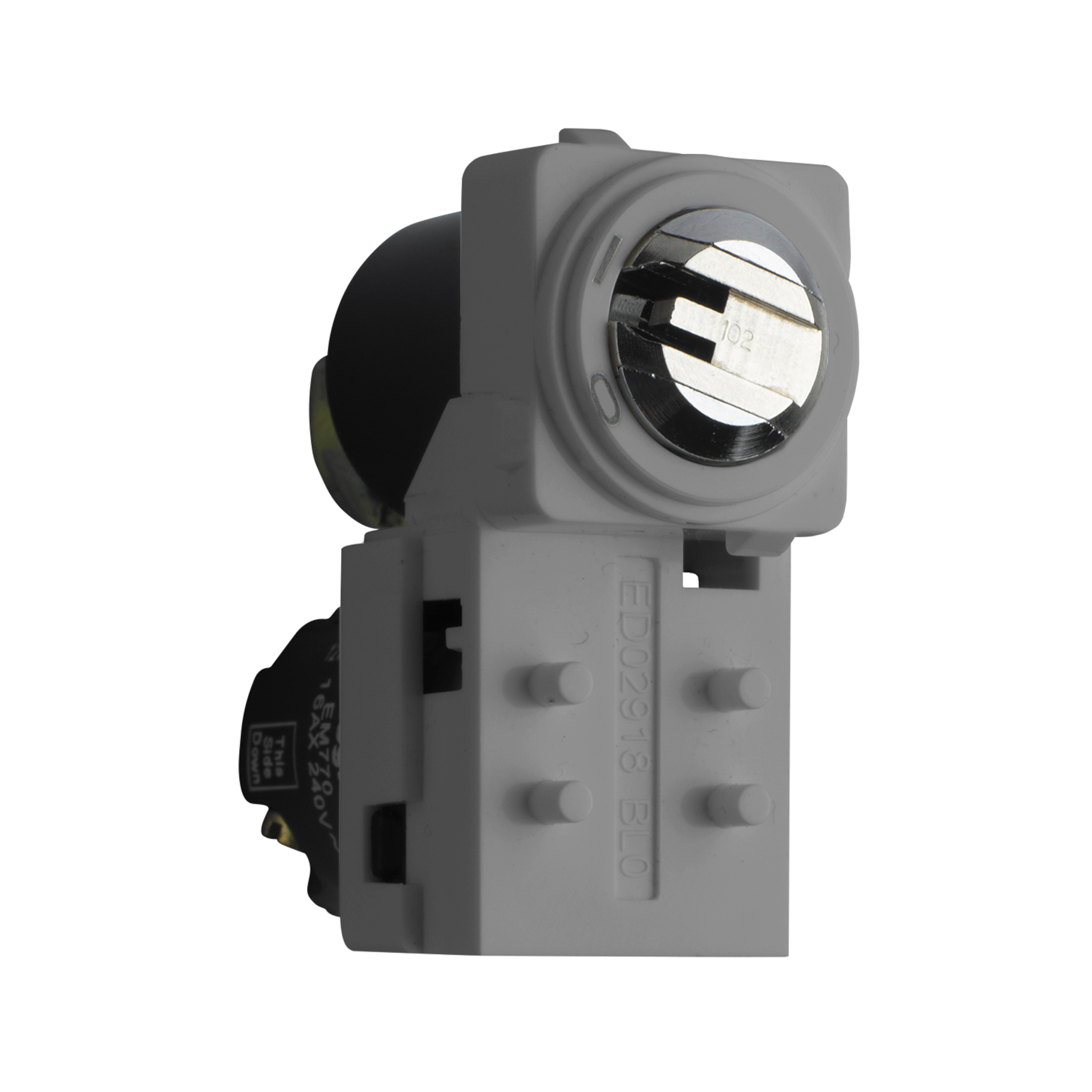 Excel Life 20A 1 Gang Key Lock OFF Removable Only Switch Mechanism ...