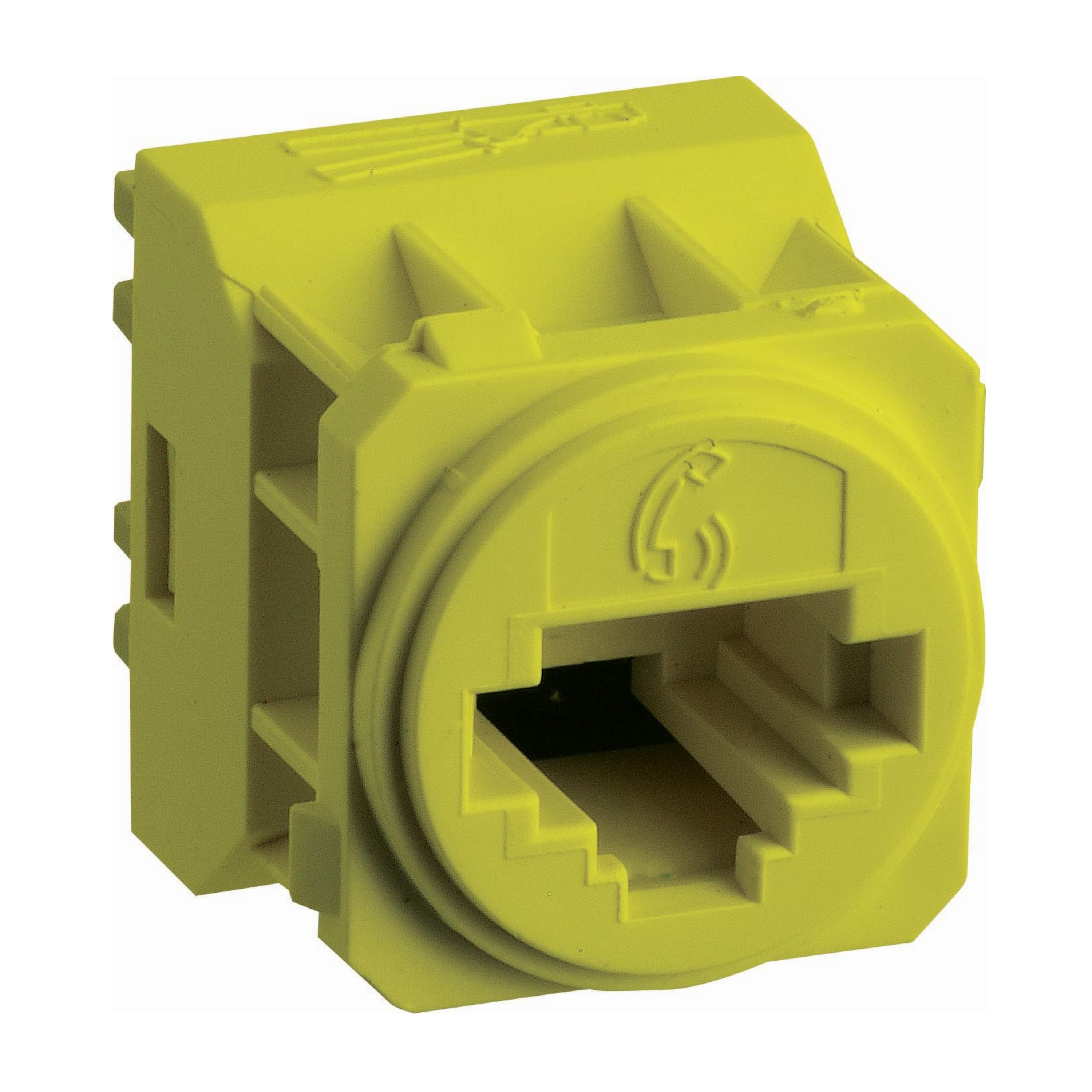 Excel Life Cat3 Phone Socket Yellow | EMRJ11C3YE | 9321001400134 | Legrand