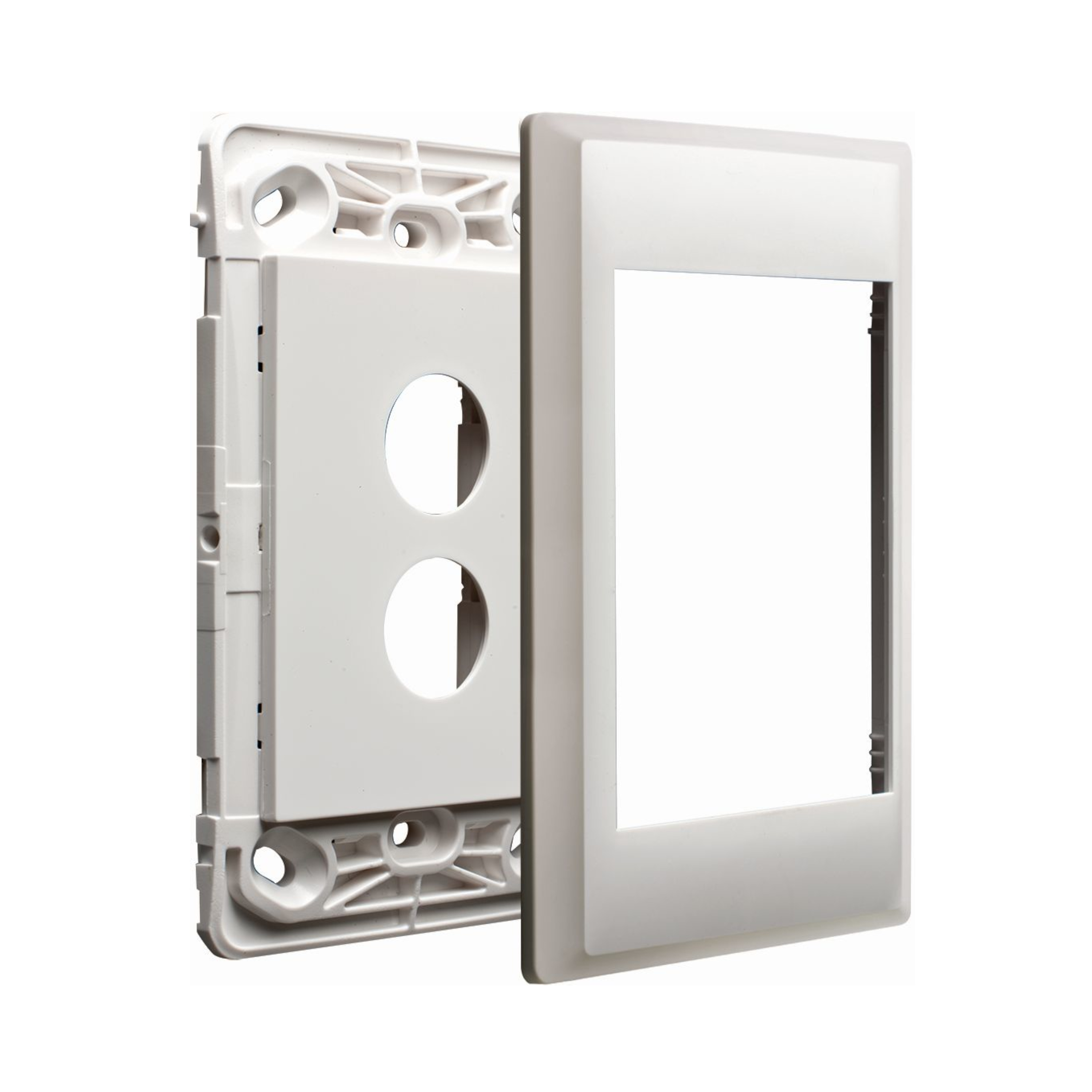 Excel Life Secure Plate 2 Gang Grid & Plate White | ES770/2GPLWE ...