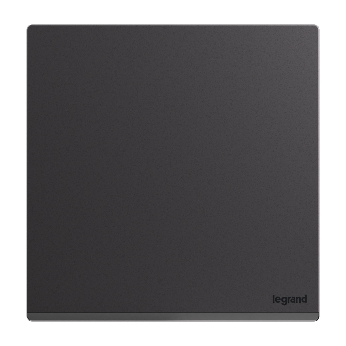 Galion Up - 1G 10A push button dark silver - 250V AC - Screw terminal ...