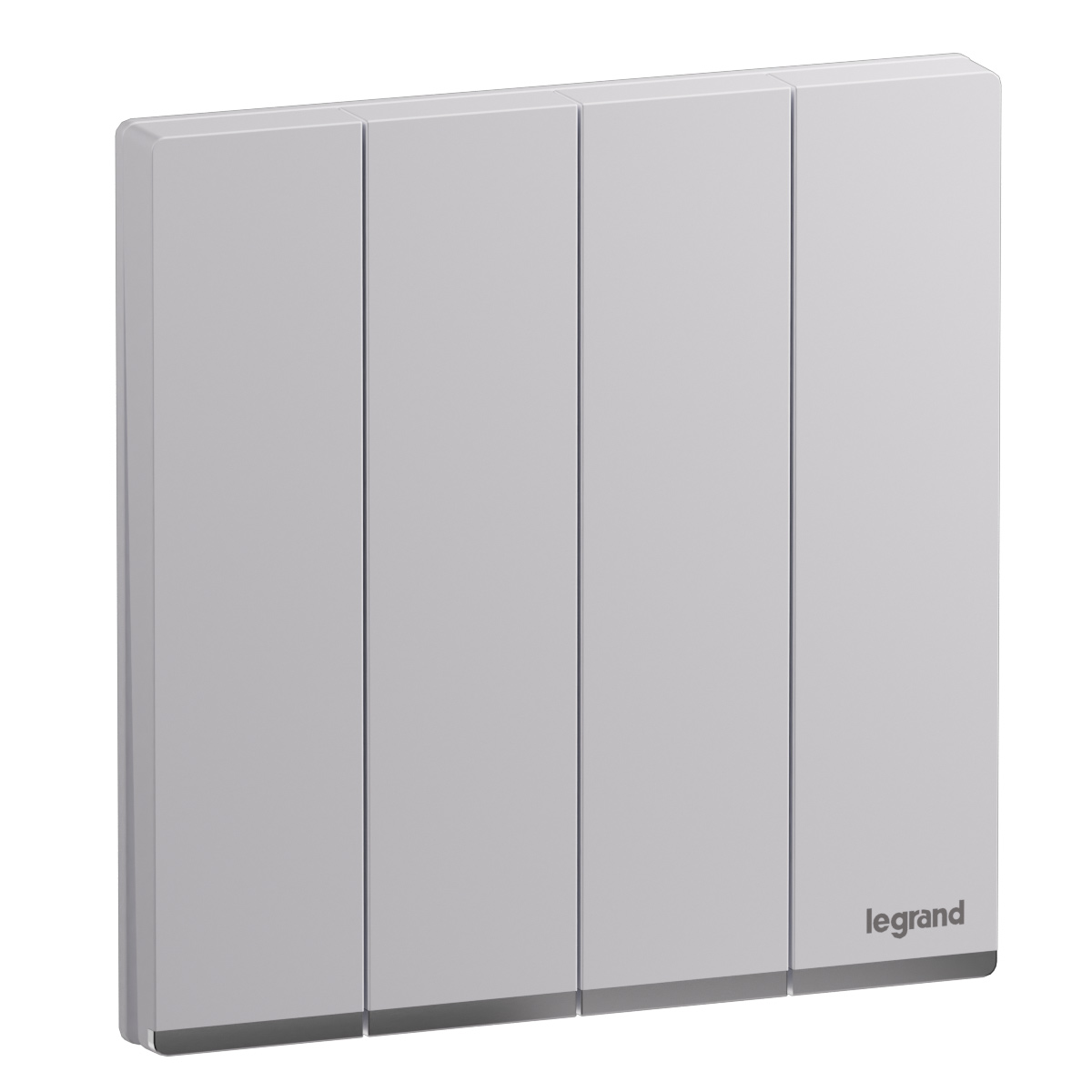 Galion Up - 4G 10A push button matt white - 250V AC - Screw terminal ...