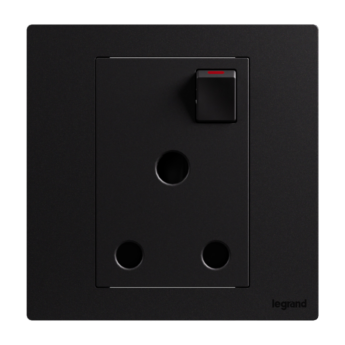 Galion Up - 1G BS 15A switched socket graphite - 250V AC - Flush ...