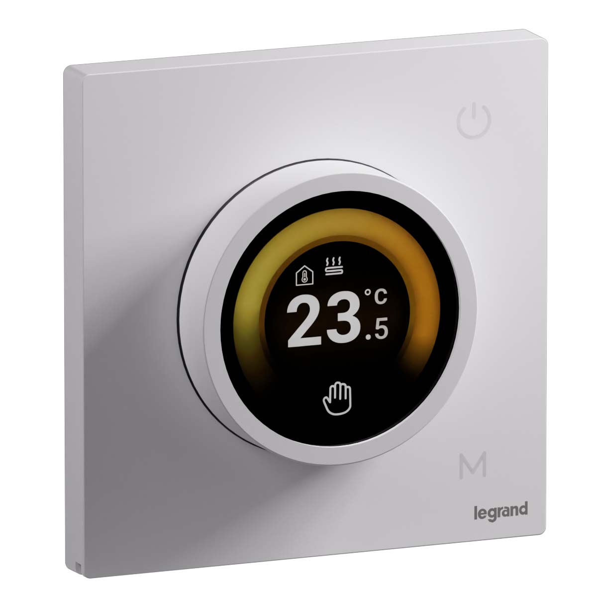 Heating smart thermostat matt white - Heating smart thermostat - 230V ...