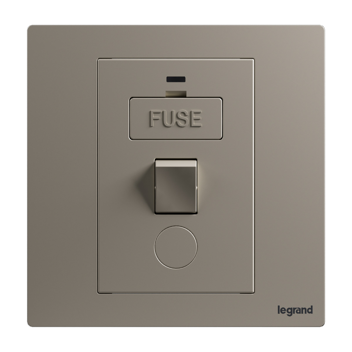 Galion Up - 13A fused connection unit SW Champagne - 250V AC - Screw ...