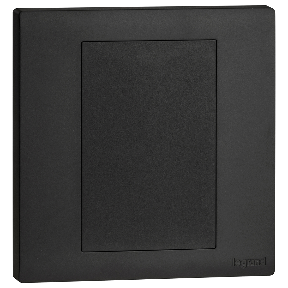 Obria 1 gang Blanking Plate - Matt Black | MEC15062BL | 3414972665520 | Legrand