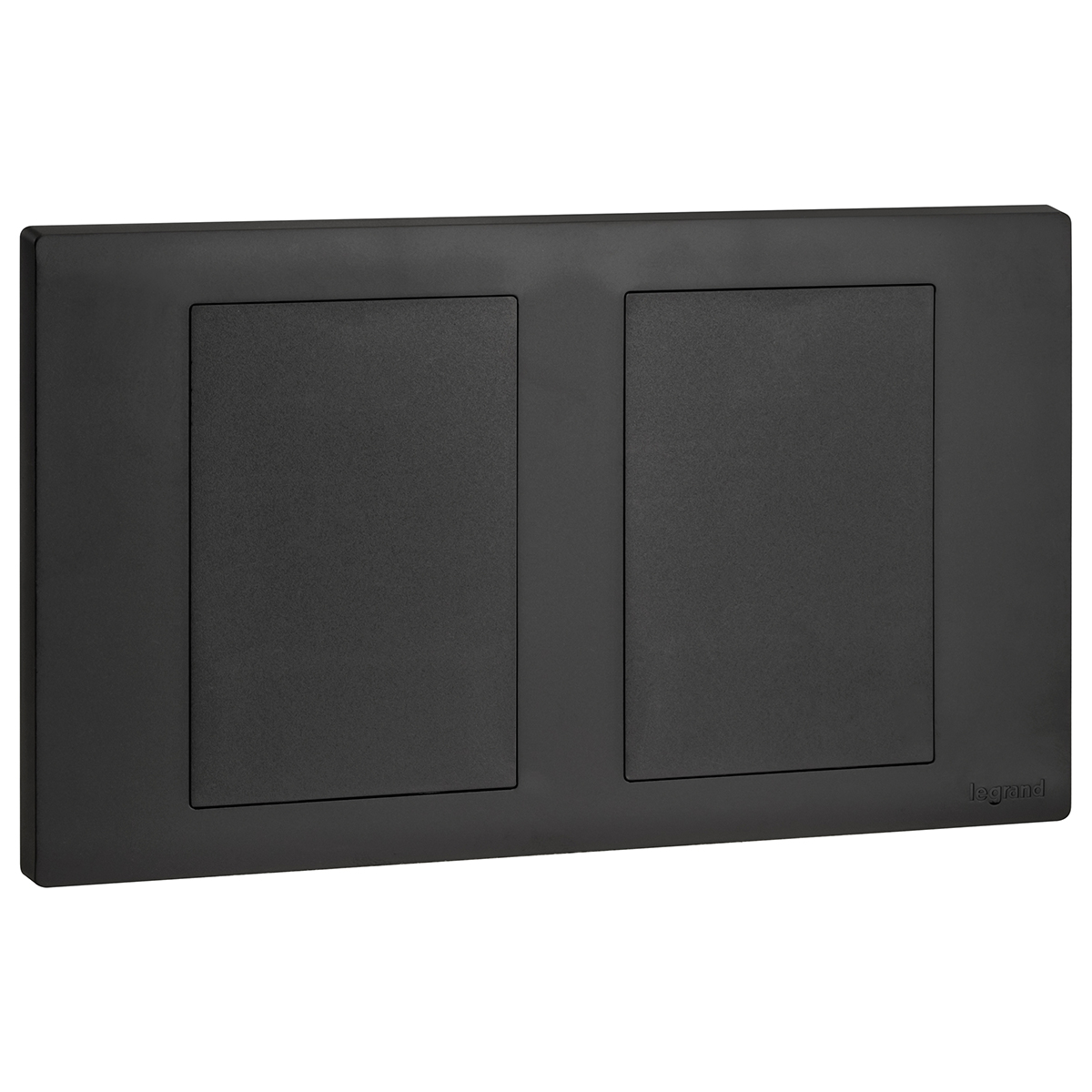 Obria 2 gang blanking plate - Blind cover for command devices - Matt ...