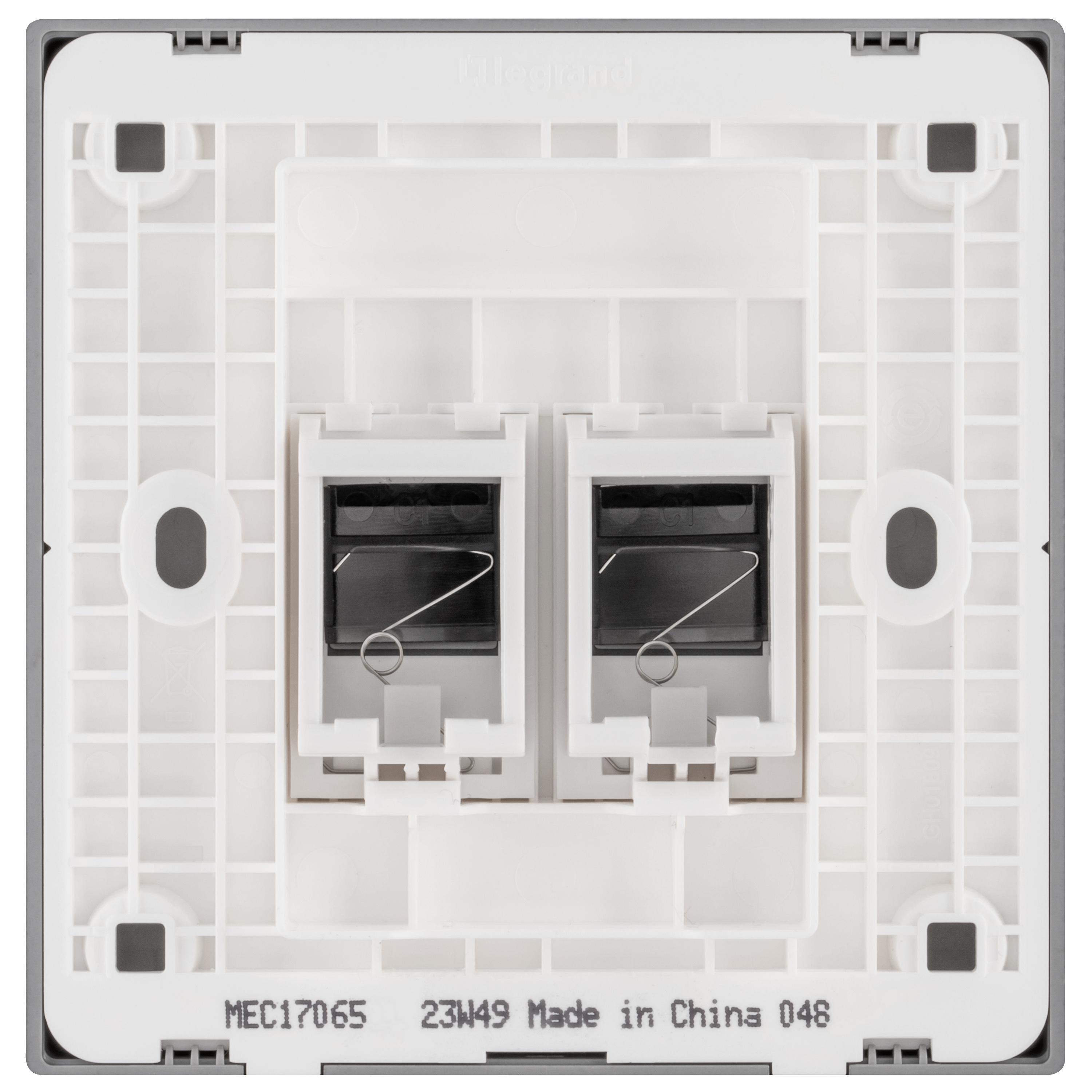 Obria Keystone Adapter Double - Matt Black | MEC17065BL | 3414972666183 ...