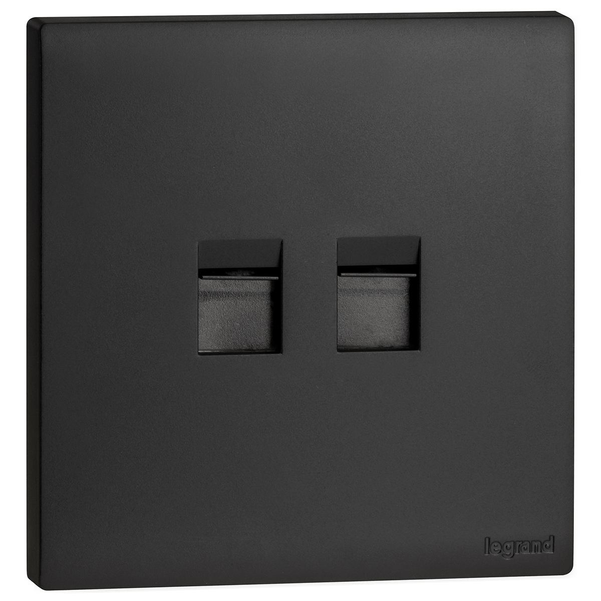 Obria Keystone Adapter Double Matt Black | MEC17065BL | 3414972666183 ...