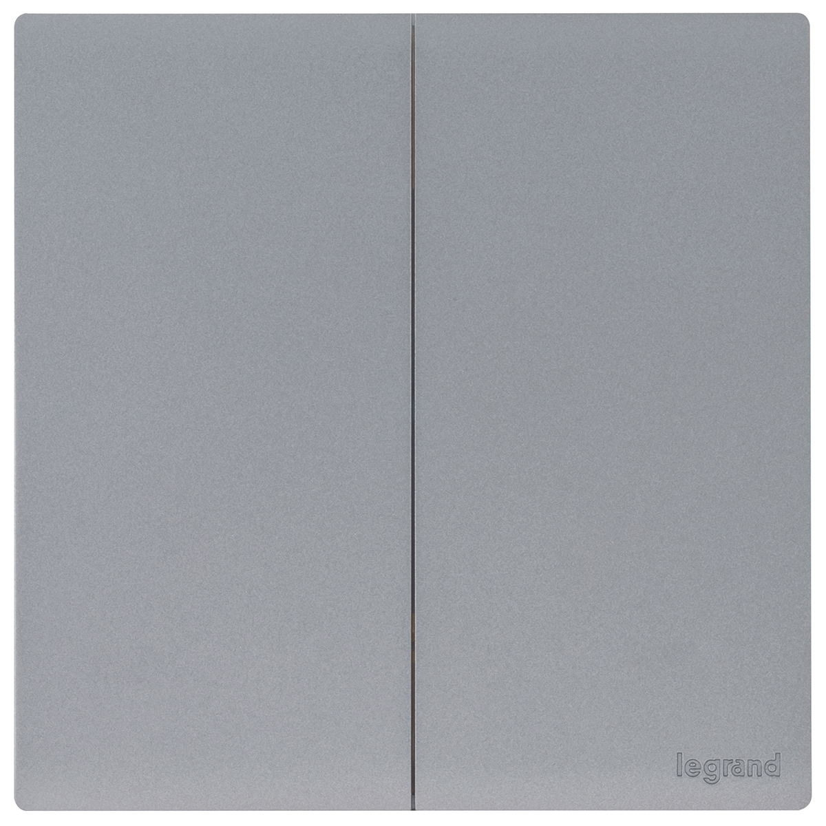 Obria 2 gang 1W 16Ax Switch Dark Silver | MEC21005SL | 3414972666725 ...