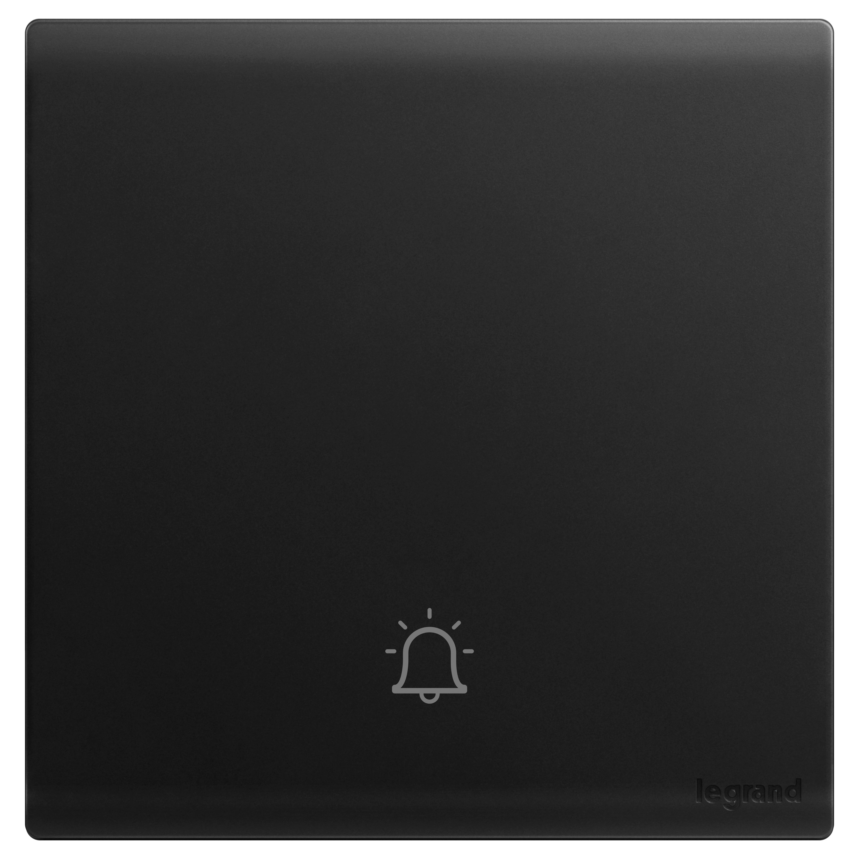 Obria 1 gang 10A Push Button Bell Marking - Matt Black | MEC23023BL ...