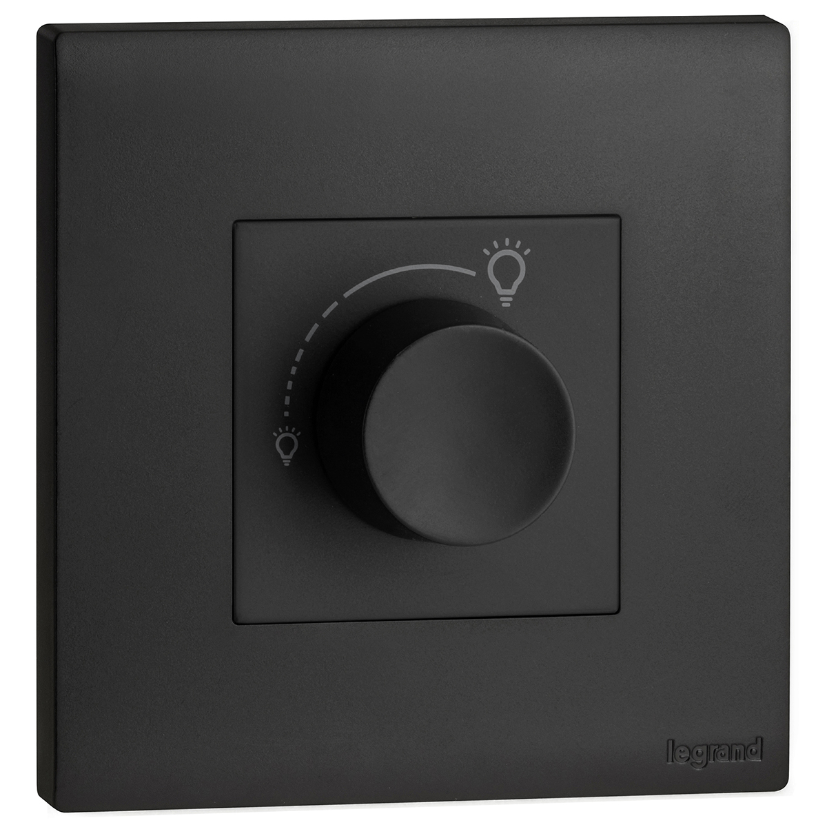 Obria Led Rotary Dimmer 300W Rcd+Led Matt Black | MEC24073BL ...