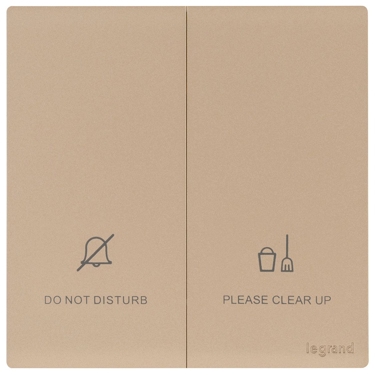 Obria 2 gang Internal Panel Dnd/Mur Switch Rose Gold | MEC27007RG ...