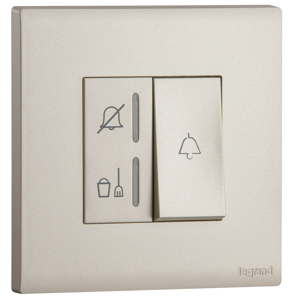 Obria External Panel Control Push Button Dnd/Mur - Champagne | MEC27072CH | 3414972669924 | Legrand