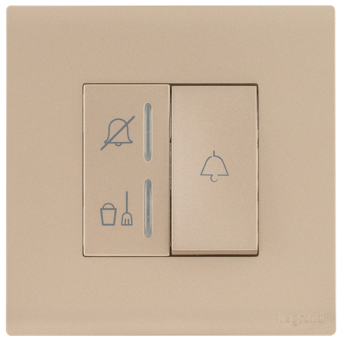 Obria External Panel Control Push Button Dnd/Mur - Rose Gold ...