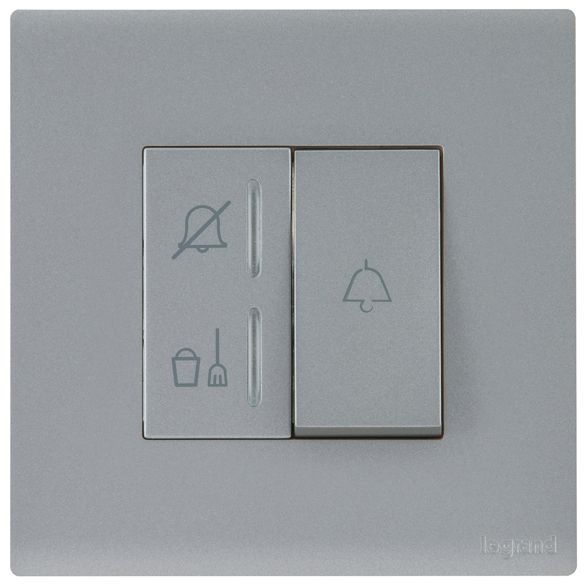 Obria External Panel Control Push Button Dnd/Mur - Dark Silver ...