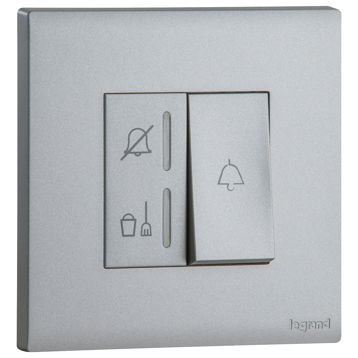 Obria External Panel Control Push Button Dnd/Mur - Dark Silver | MEC27072SL | 3414972669962 ...