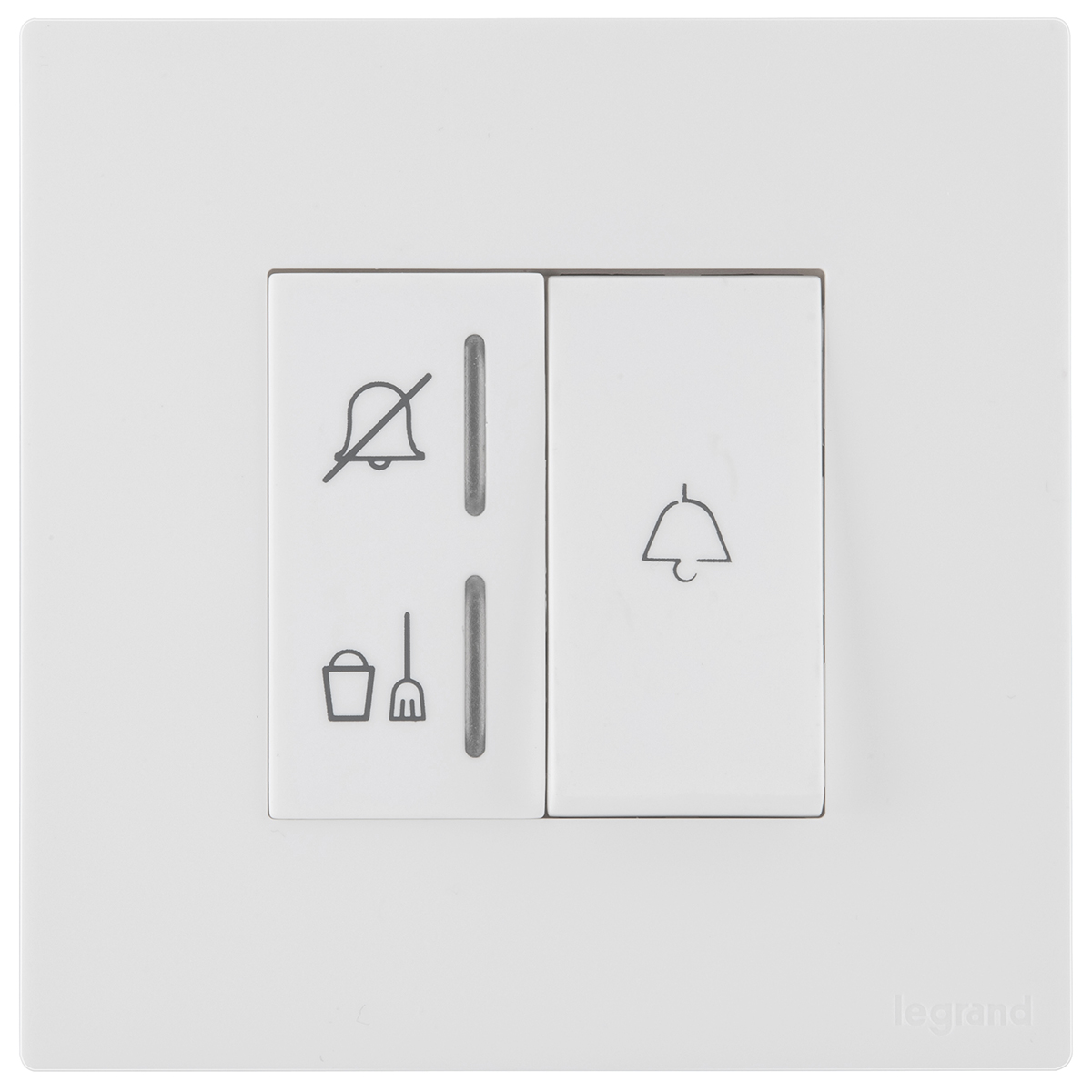 Obria External Panel Control Push Button Dnd/Mur - Matt White | MEC27072WH | 3414972669986 | Legrand