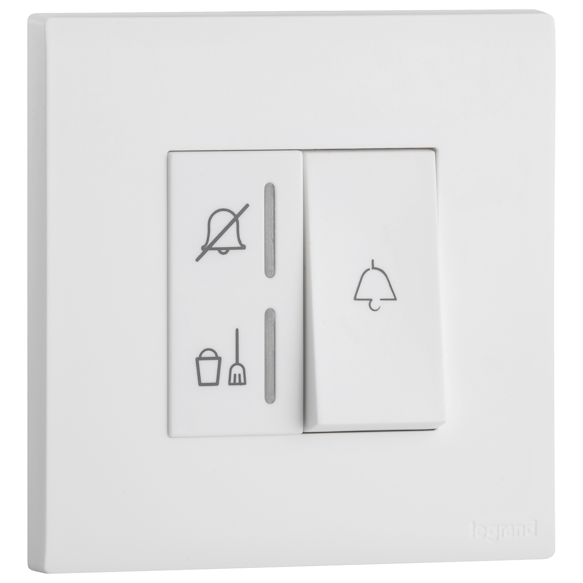 Obria External Panel Control Push Button Dnd/Mur - Matt White | MEC27072WH | 3414972669986 | Legrand