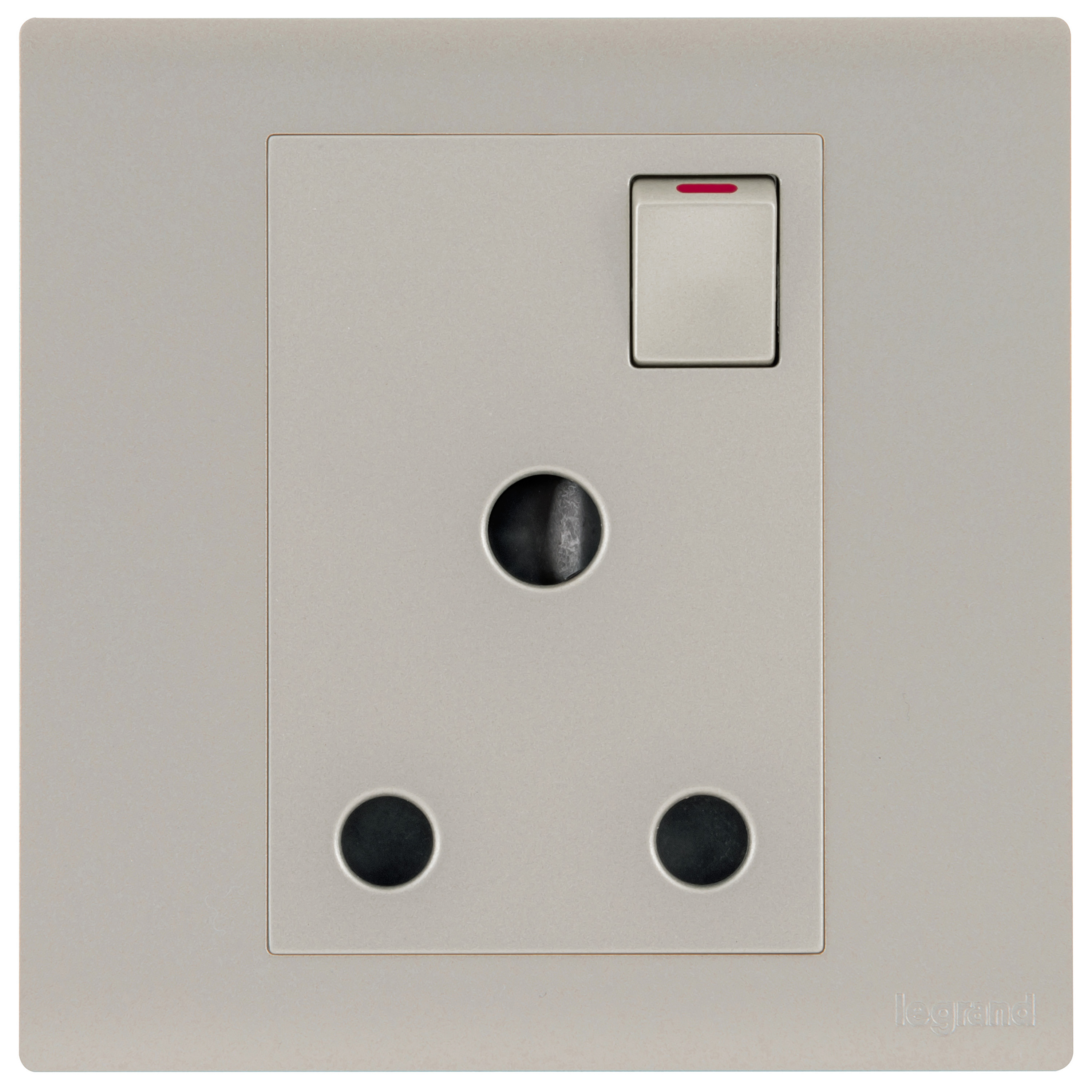 Obria 1 gang Bs 15A Switched Socket Champagne | MEC32042CH ...