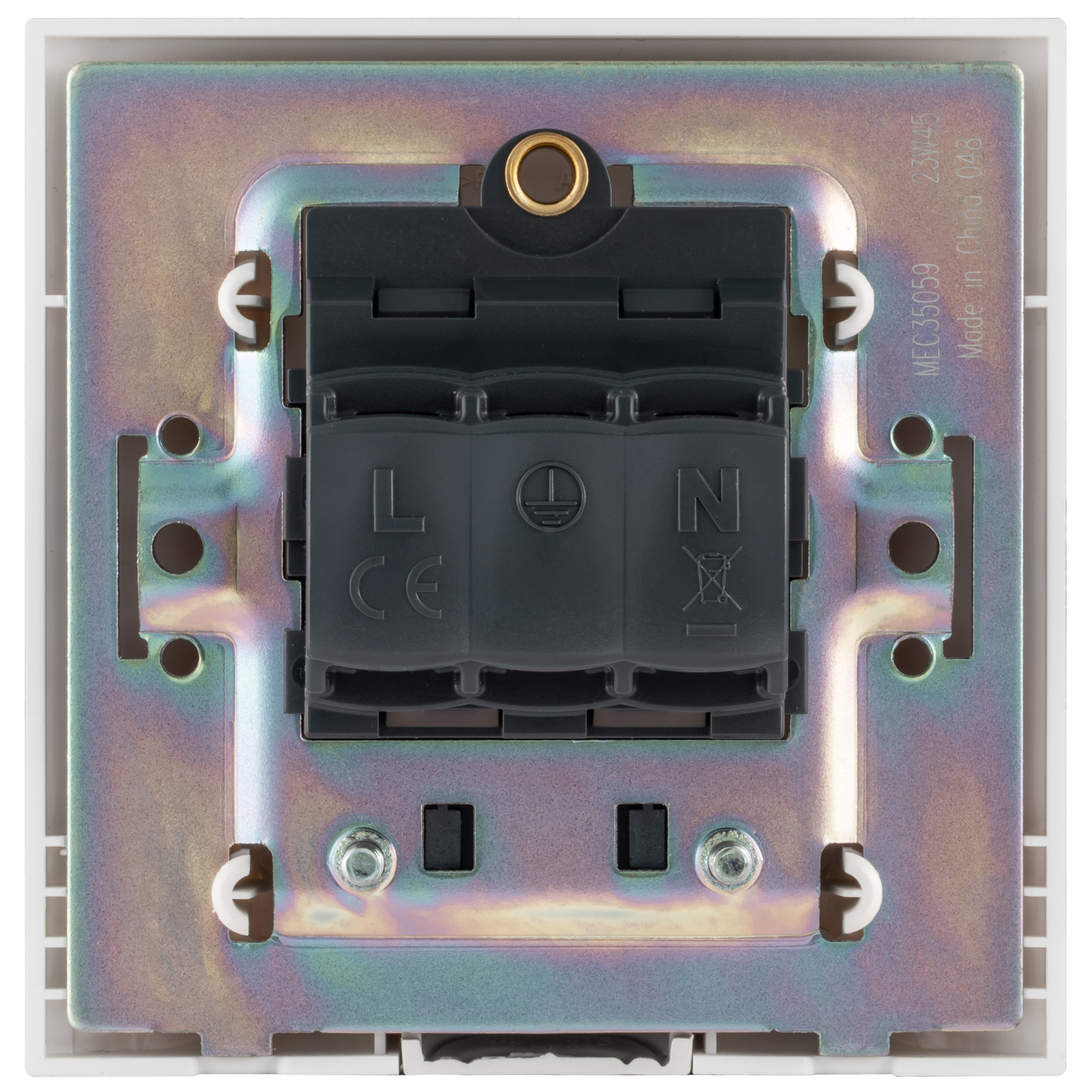 Obria 45A Cablet Outlet Matt Black | MEC35059BL | 3414972674515 | Legrand