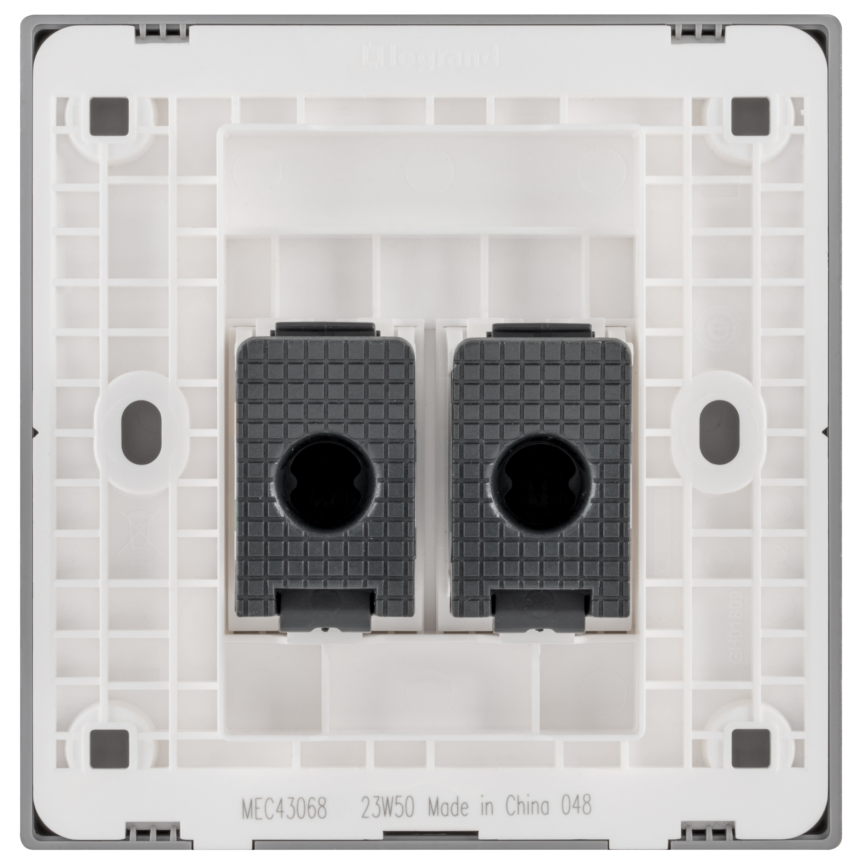 Obria RJ 45 Double Cat 6 UTP - Surface mounted - IP20 protection - With ...