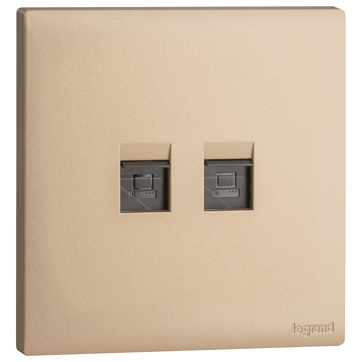 Obria RJ 45 Double Cat 6 UTP - Surface mounted - IP20 protection - With ...