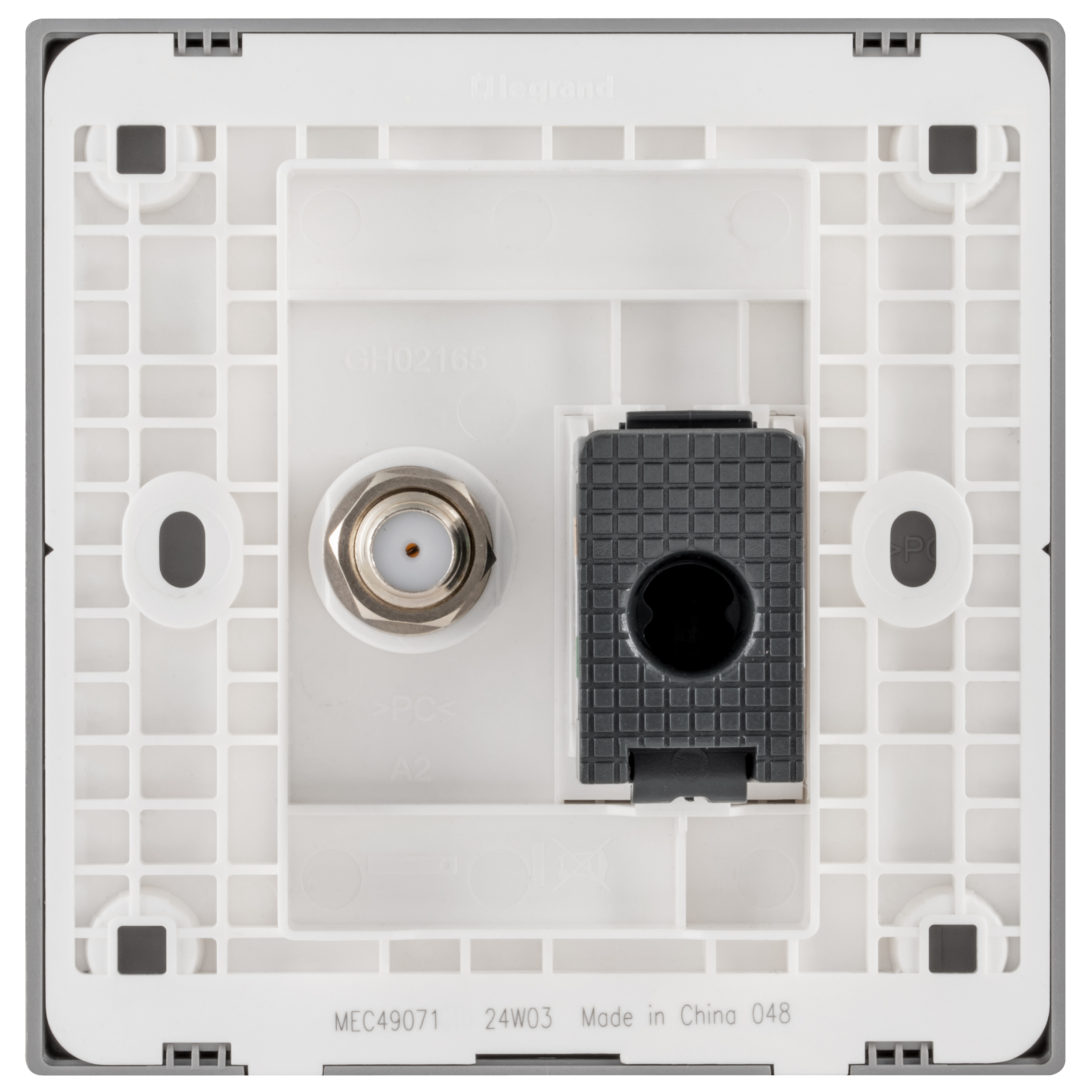 Obria TV F Type + RJ45 CAT6 - Surface mounted/recessed mounted - IP20 ...