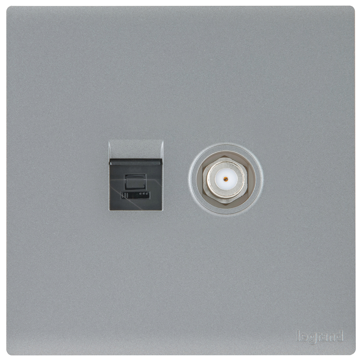 Obria TV F Type + RJ45 CAT6 Connection Box - Surface/recessed mountable ...