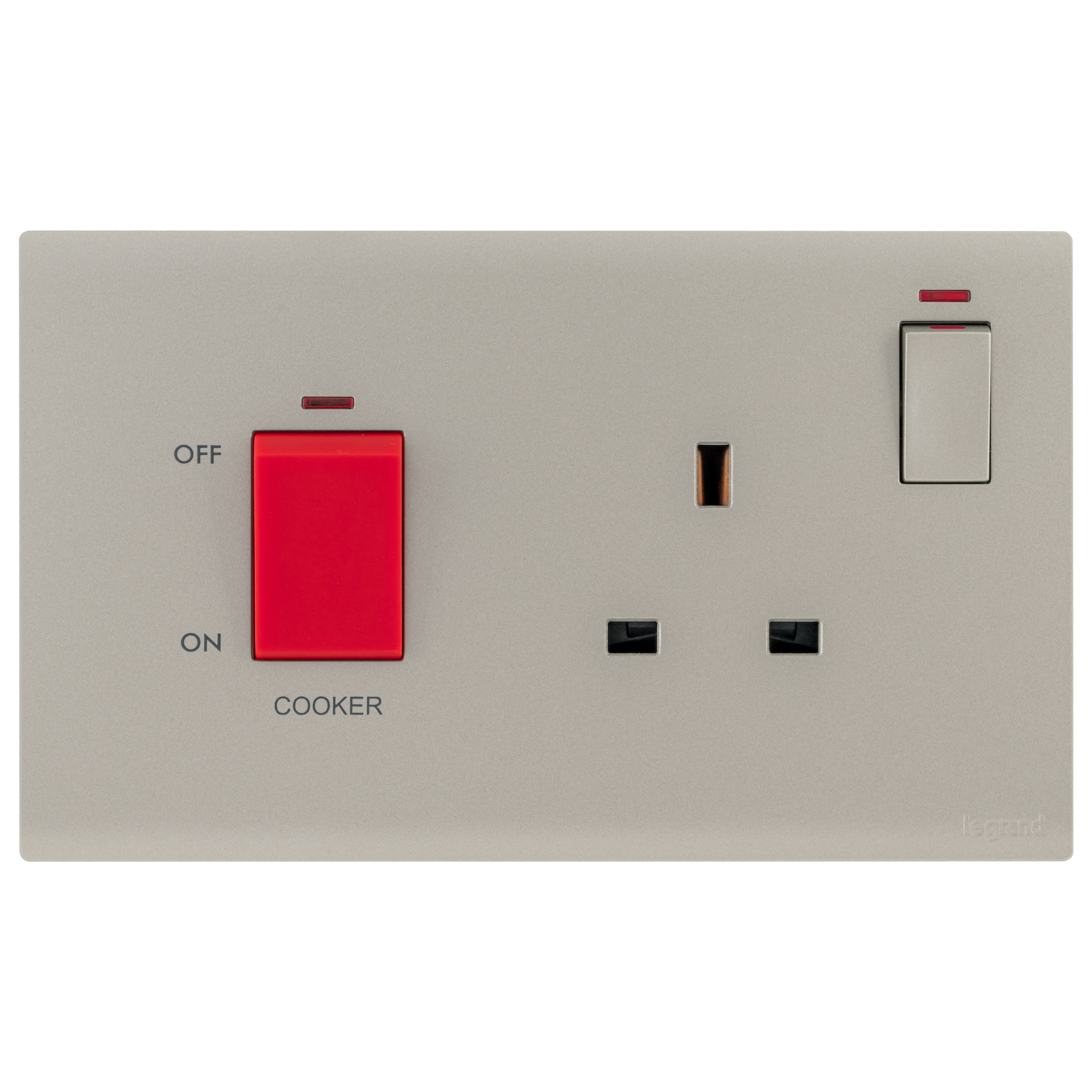 Obria 45A Cooker Unit Champagne | MEC73031CH | 3414972676922 | Legrand