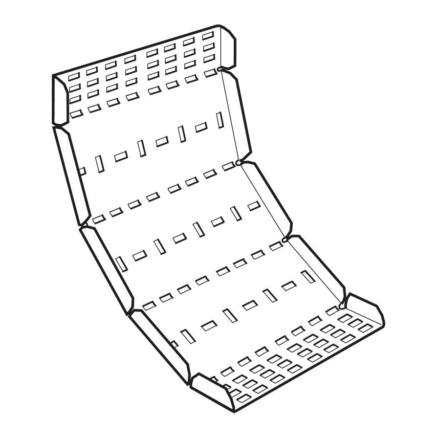 Swifts Medium Duty Zinc Magnesium Steel Cable Tray Adjustable Riser ...
