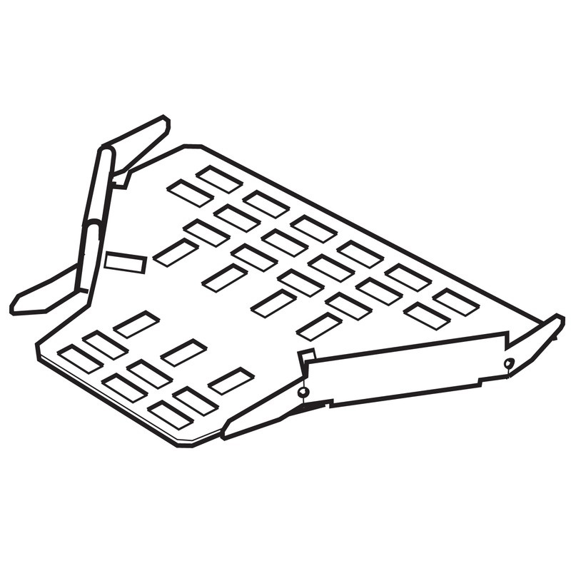 Swifts Medium Duty Zinc Magnesium Steel Cable Tray Reducer 150mm x 25mm to 75mm x 25mm ...