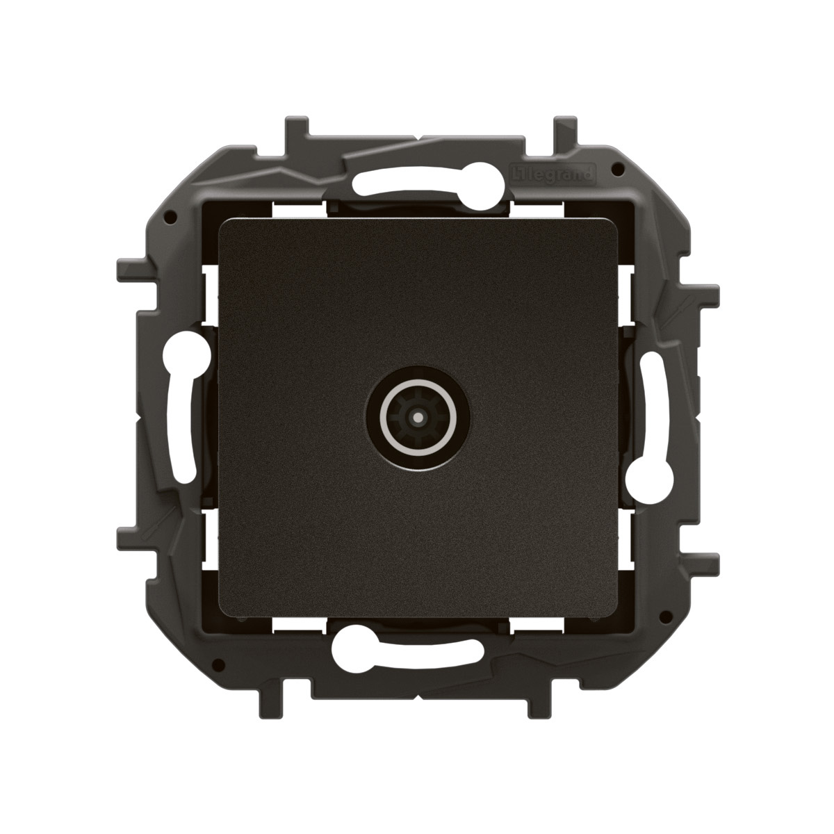 Niloé - TV socket through-wiring black - Loop-through socket - Flush ...