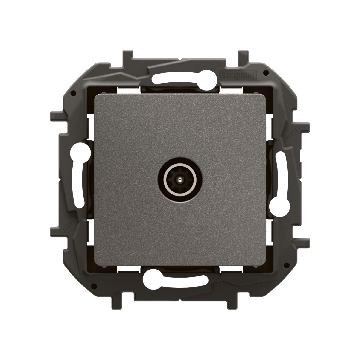 Niloé - TV socket star medium grey - Flush-mounted end socket - IP20 ...