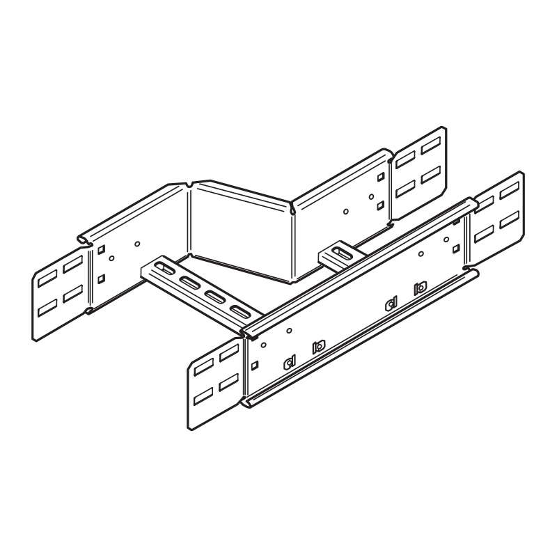 Swifts Heavy Duty Pre-Galvanised Steel Cable Ladder Left Hand Reducer ...