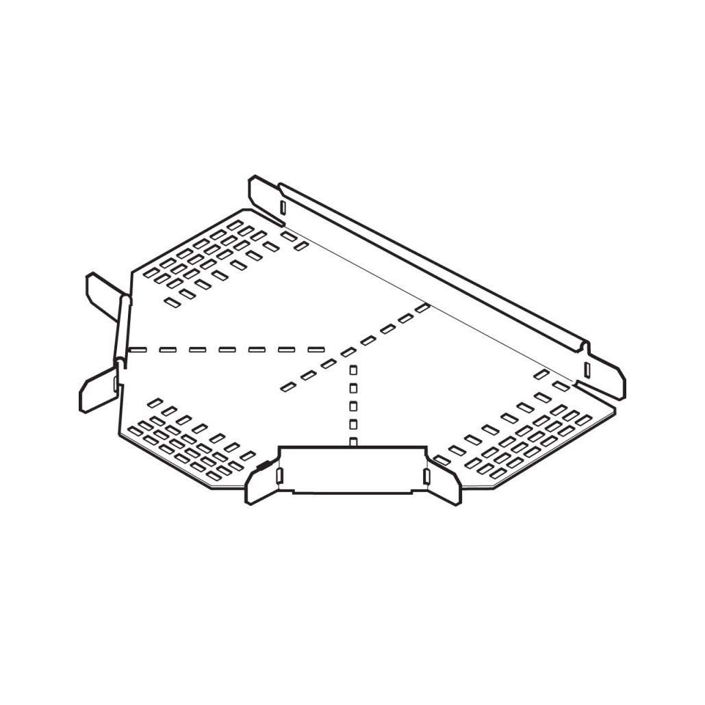 Swifts Heavy Duty Zinc Magnesium Steel Cable Tray Equal Tee 100mm x ...