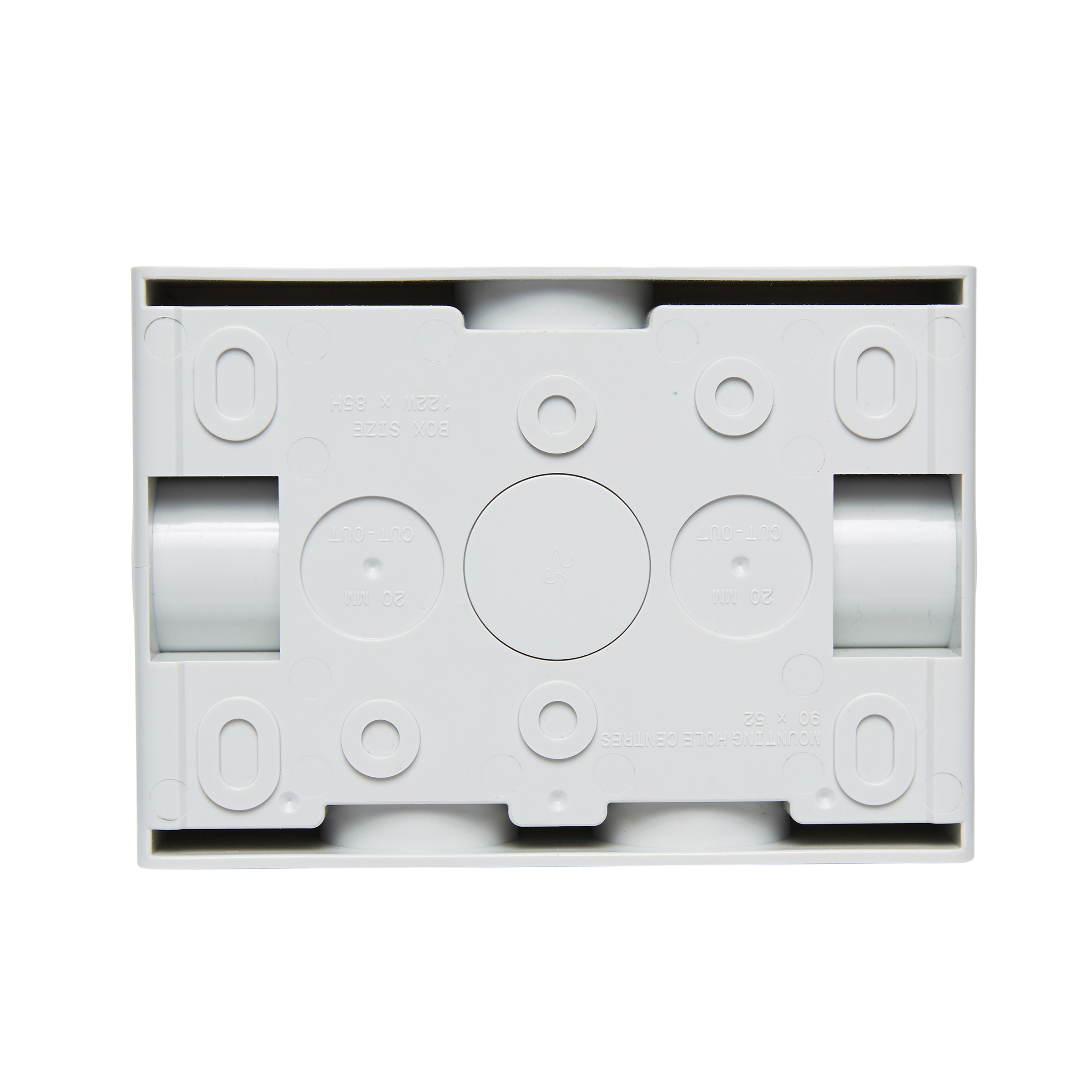 Legrand Aqua IP44 Arteor 3 Module Surface Mount Adaptor Limestone Grey ...